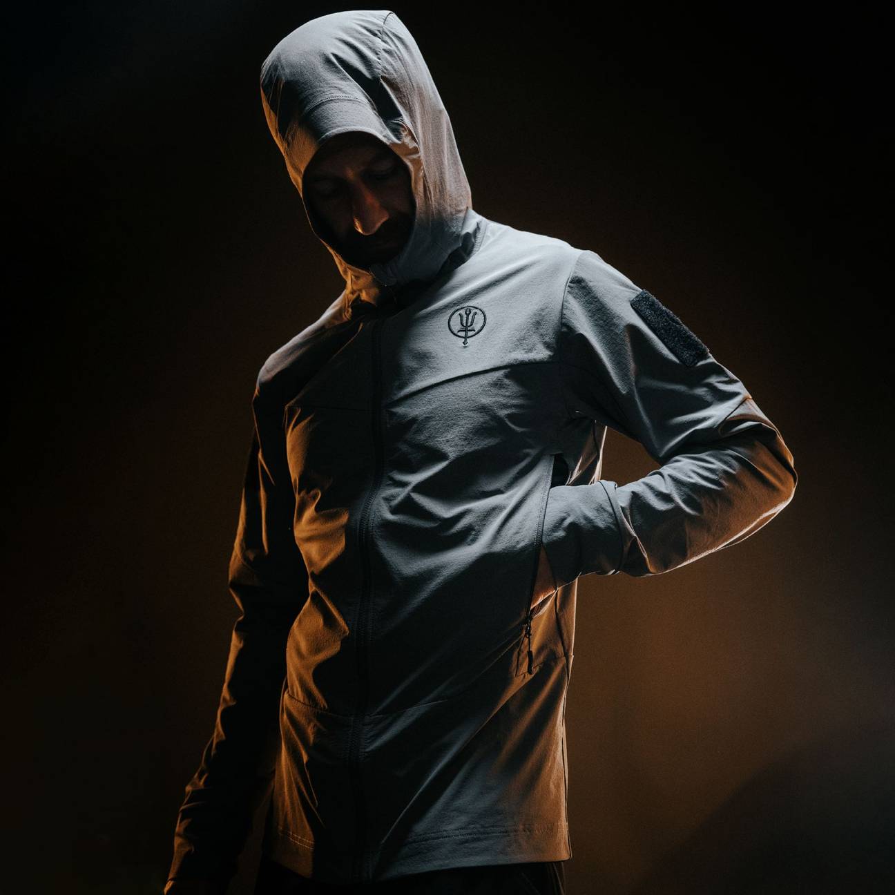 Veles Jacket | Black Soft Shell For Technical Pursuits | ThruDark