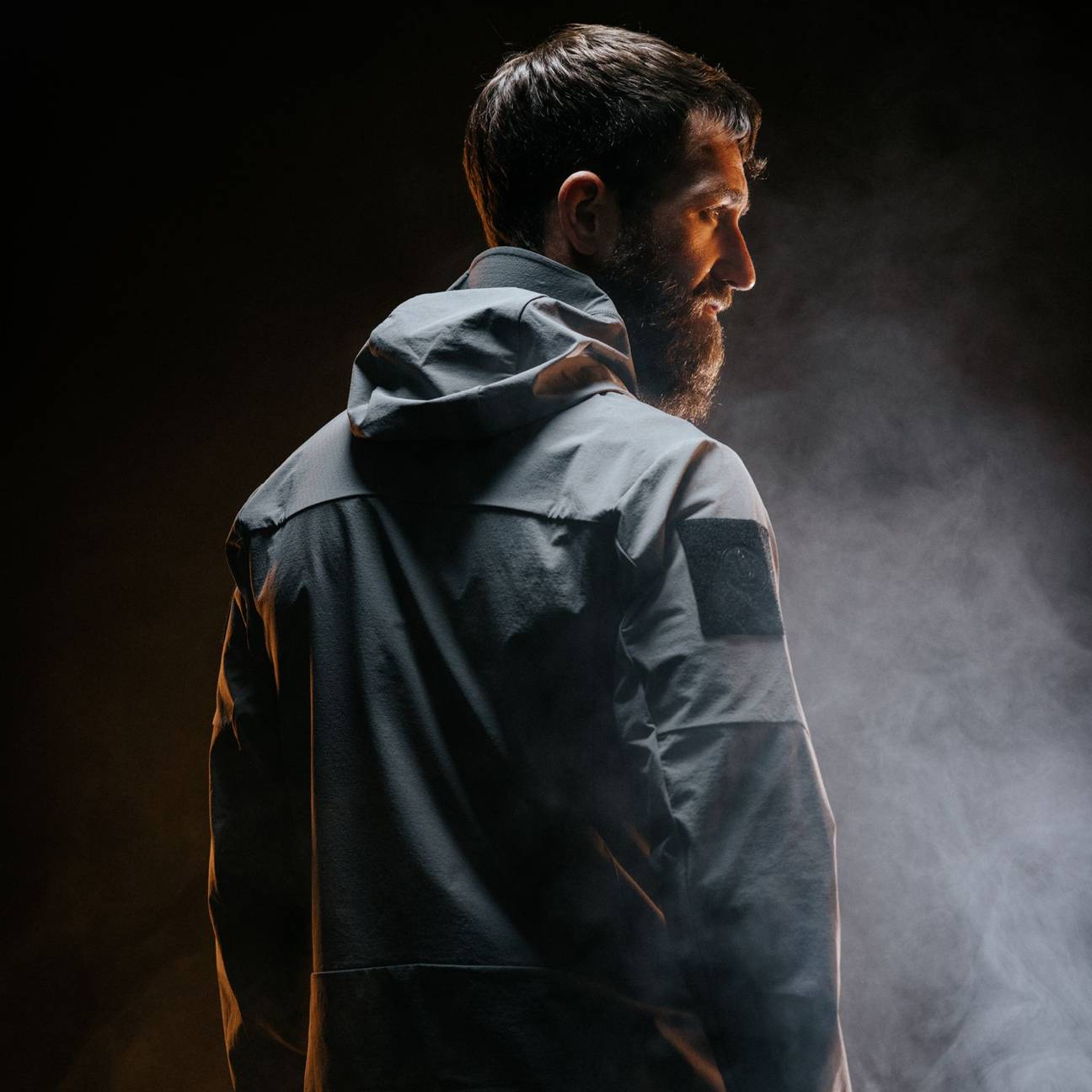 Veles Jacket | Black Soft Shell For Technical Pursuits | ThruDark