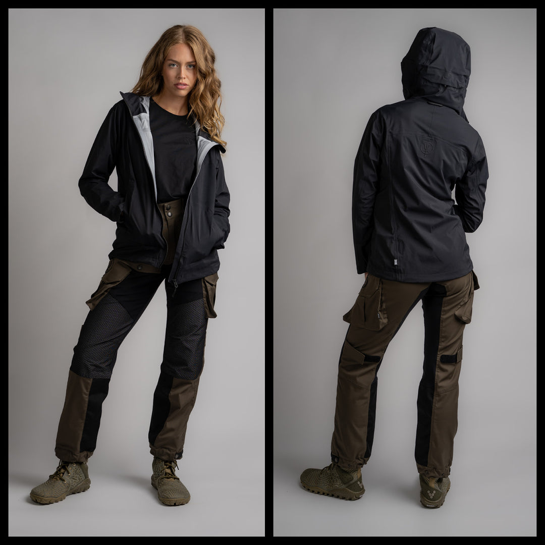 Vanguard Jacket Womens | Black Lightweight & Waterproof Jacket | ThruDark