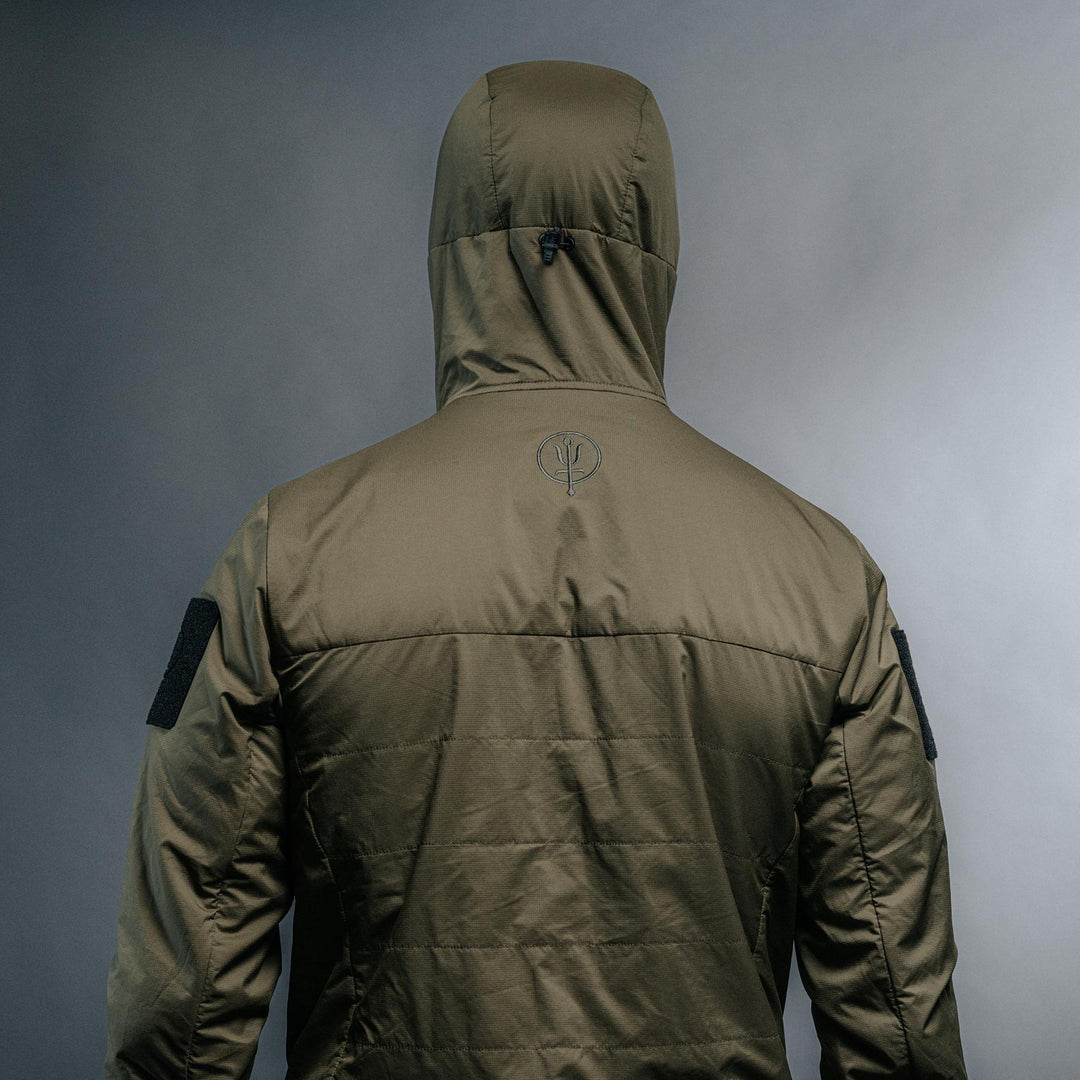 Wraith Hooded Jacket | Green Lightweight Soft Shell | ThruDark