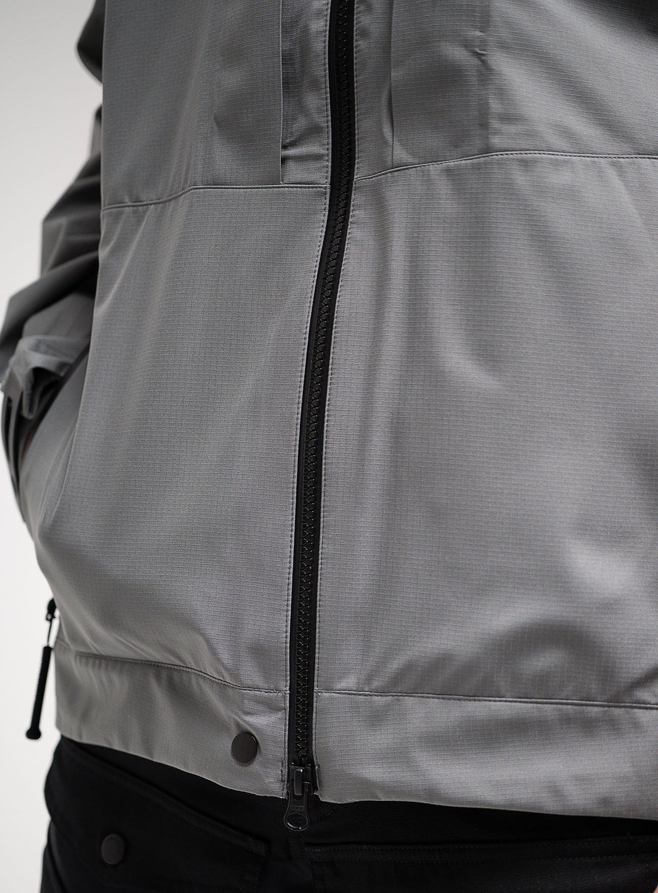 Aigis Jacket | Grey Waterproof Hiking & Mountaineering Hard Shell ...