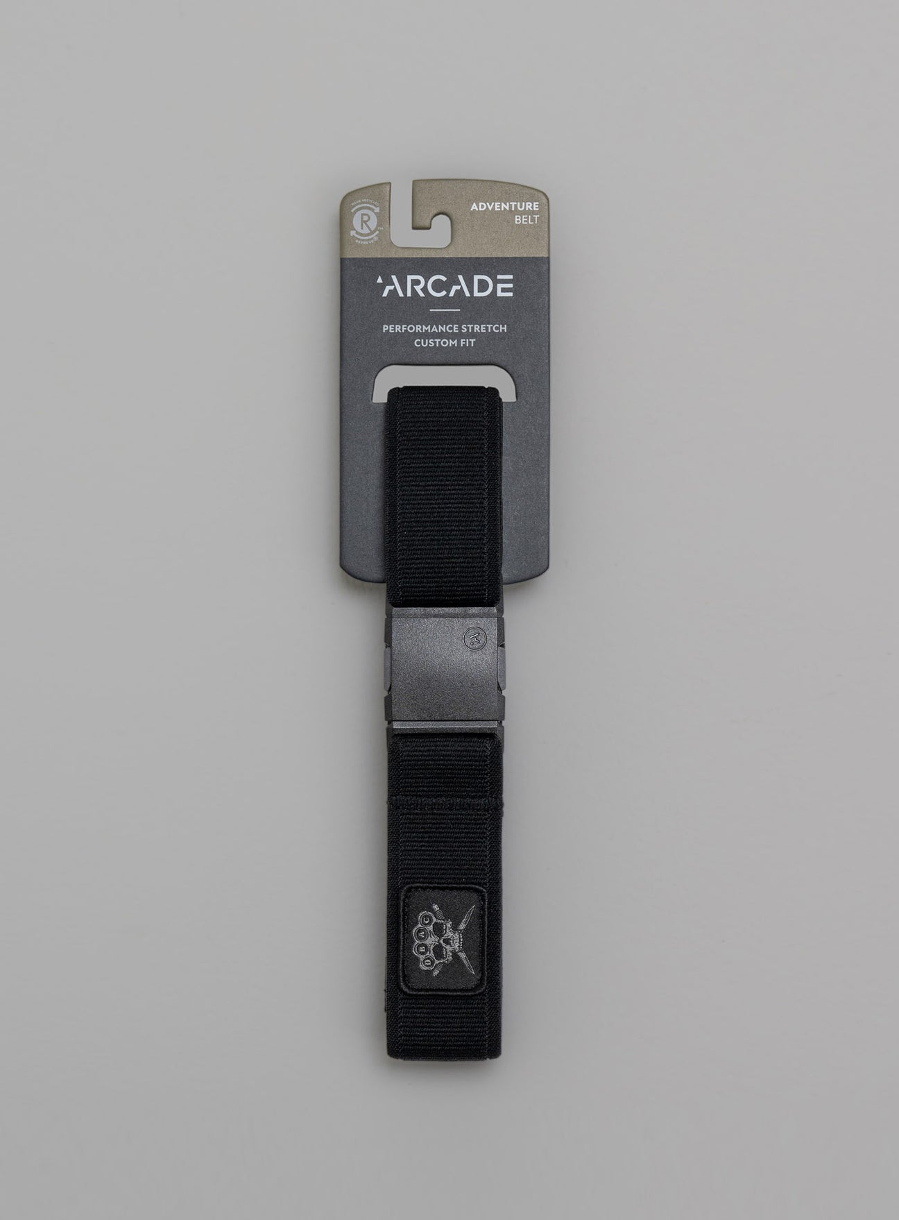 Arcade X ThruDark DBAC Men's Black Belt – Elastic, Lightweight Performance
