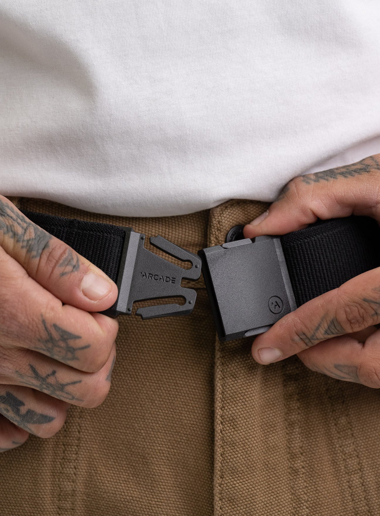 Arcade X ThruDark DBAC Men's Black Belt – Elastic, Lightweight Performance
