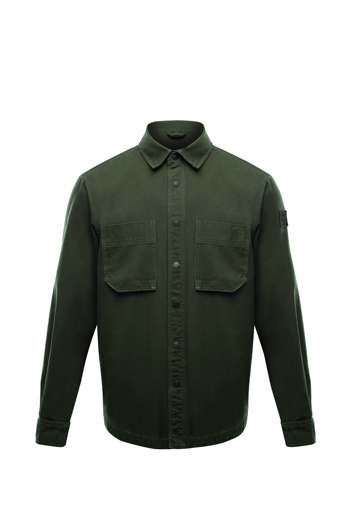 Green Heavy Twill Overshirt | Premium Apparel | ThruDark