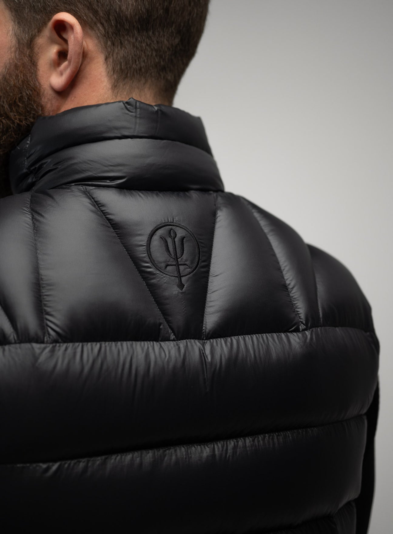 Bastion Gilet | Black Goose Down Insulated Gilet | ThruDark