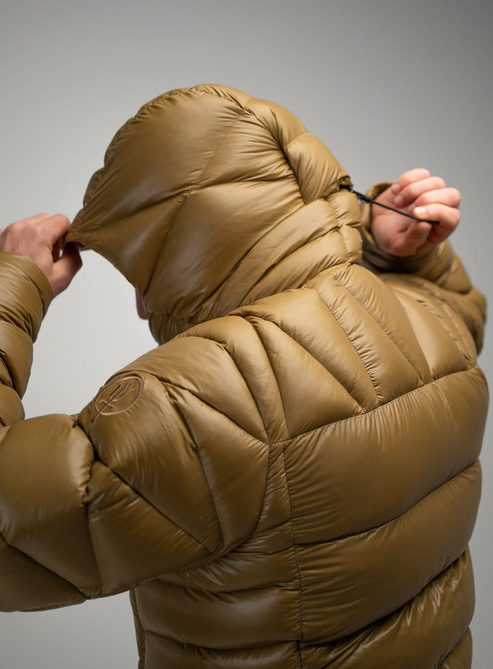 Bastion Jacket | Brown Goose Down Insulated Jacket | ThruDark