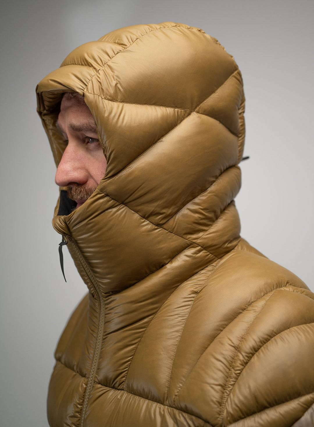 Bastion Jacket | Brown Goose Down Insulated Jacket | ThruDark