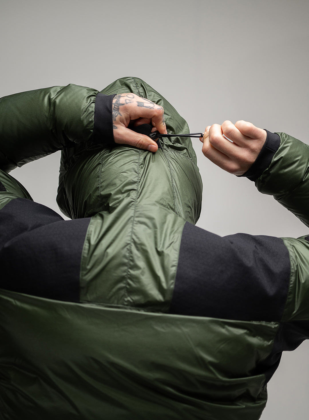 Breach Jacket | Forest Green Down Insulated Jacket | ThruDark