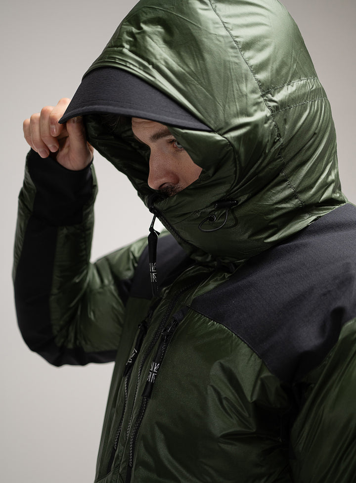 Breach Jacket | Forest Green Down Insulated Jacket | ThruDark