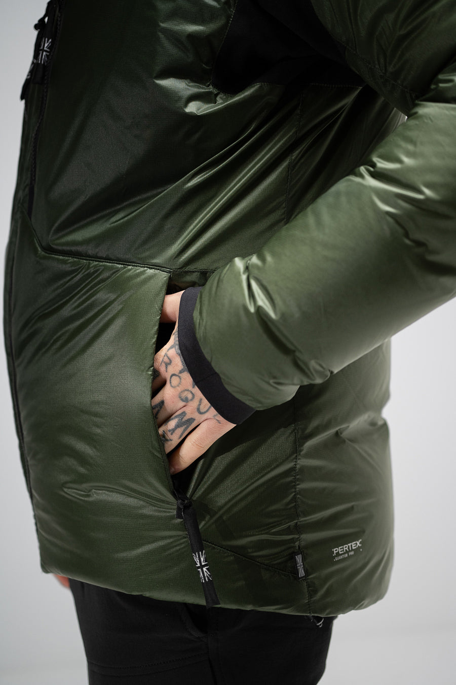 Breach Jacket | Forest Green Down Insulated Jacket | ThruDark