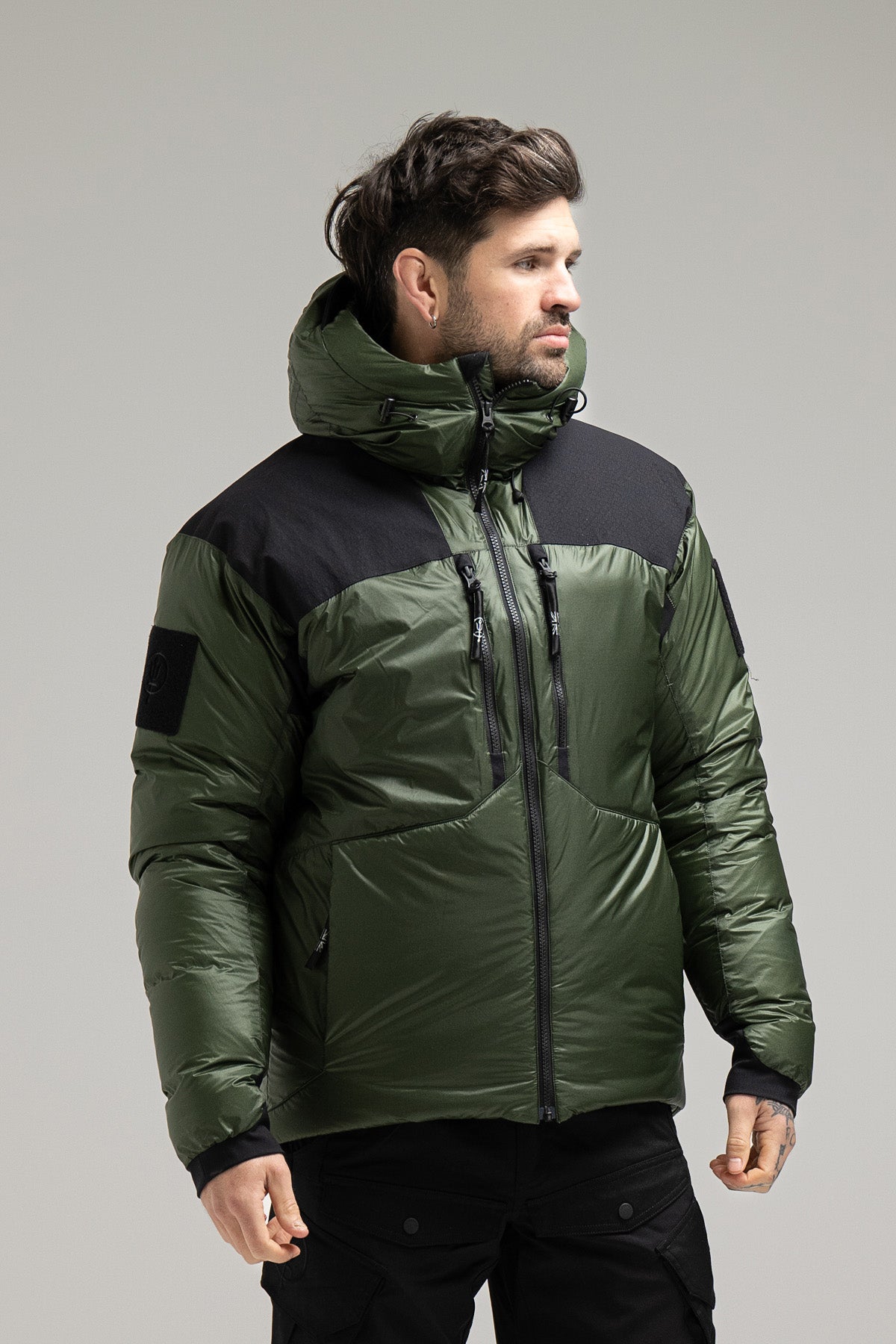 Breach Jacket | Forest Green Down Insulated Jacket | ThruDark