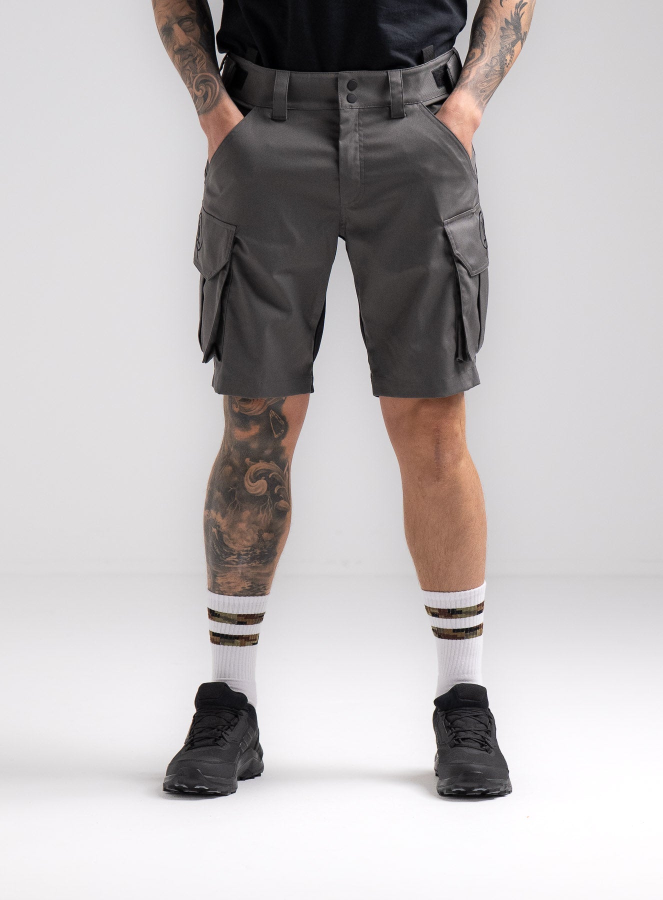 Grey Charge Shorts | Utility Shorts For Everyday & Outdoor Pursuits ...