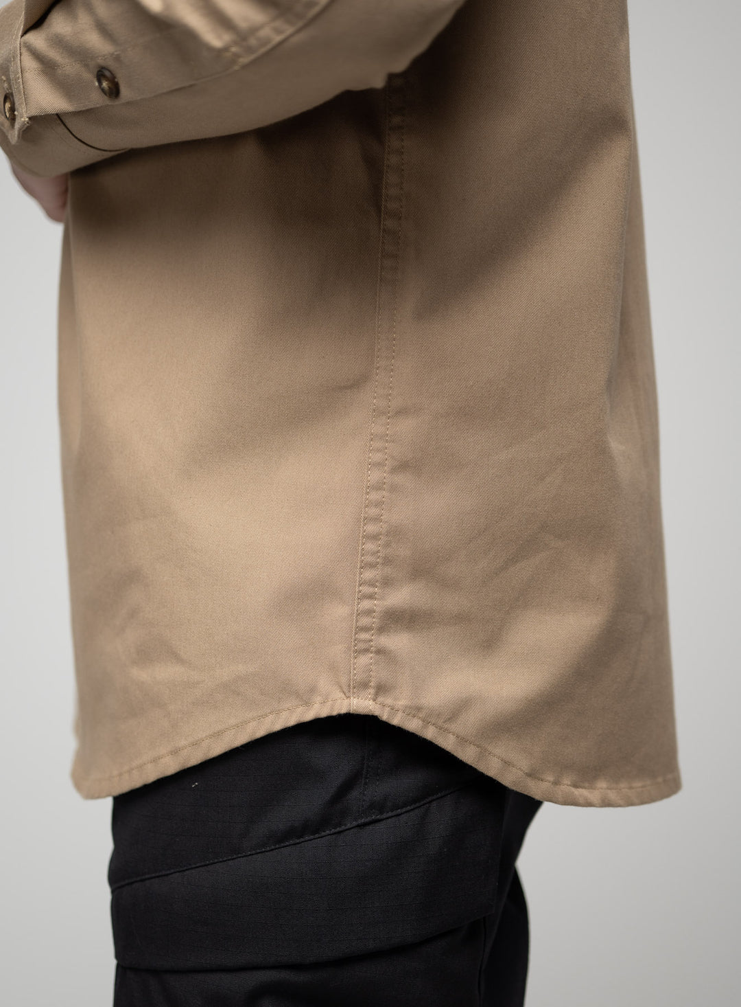 Covert Shirt | 100% Organic Cotton Brown Lightweight Shirt | ThruDark