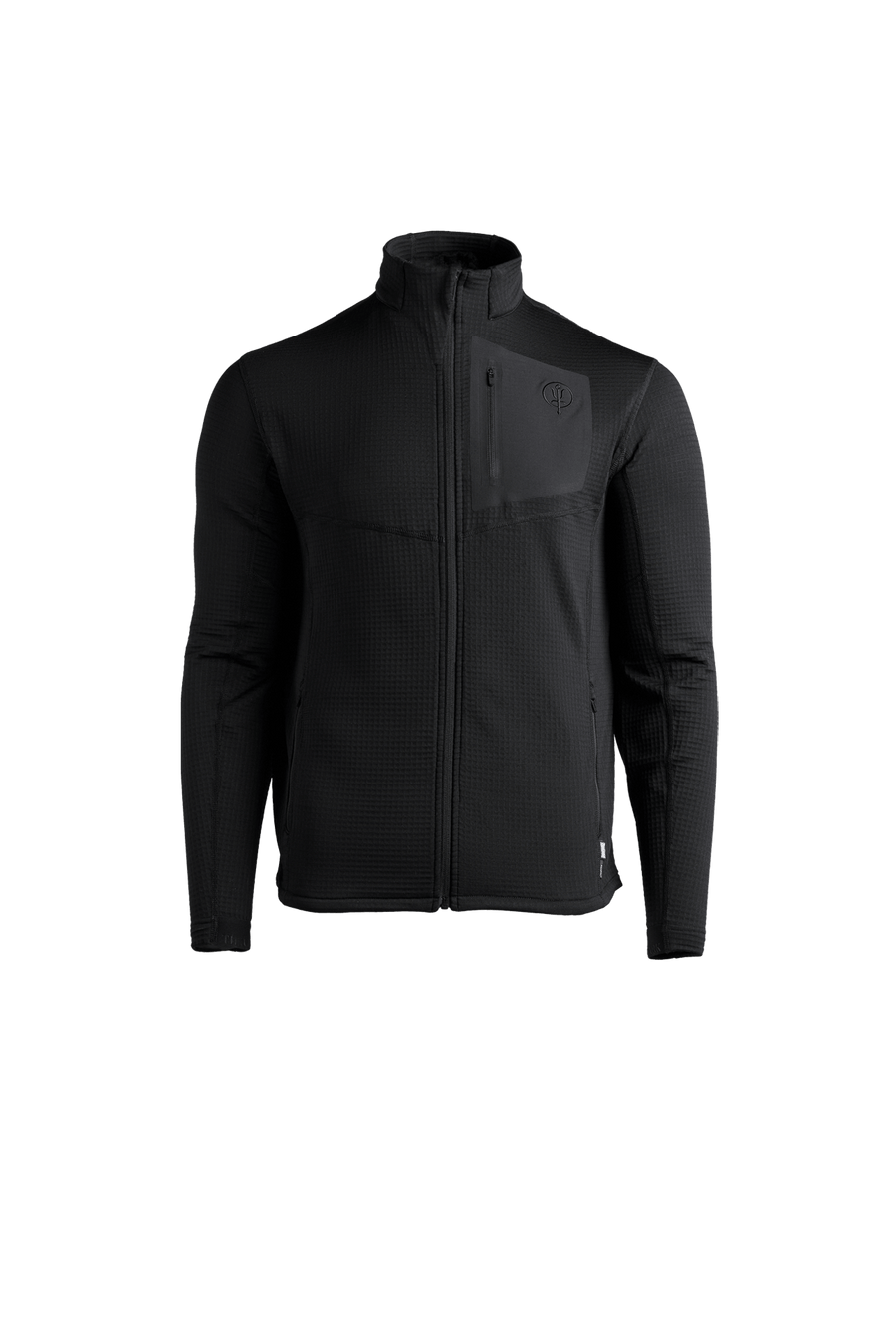 Siege Tech Fleece Full Zip | Black Insulated Mid Layer | ThruDark