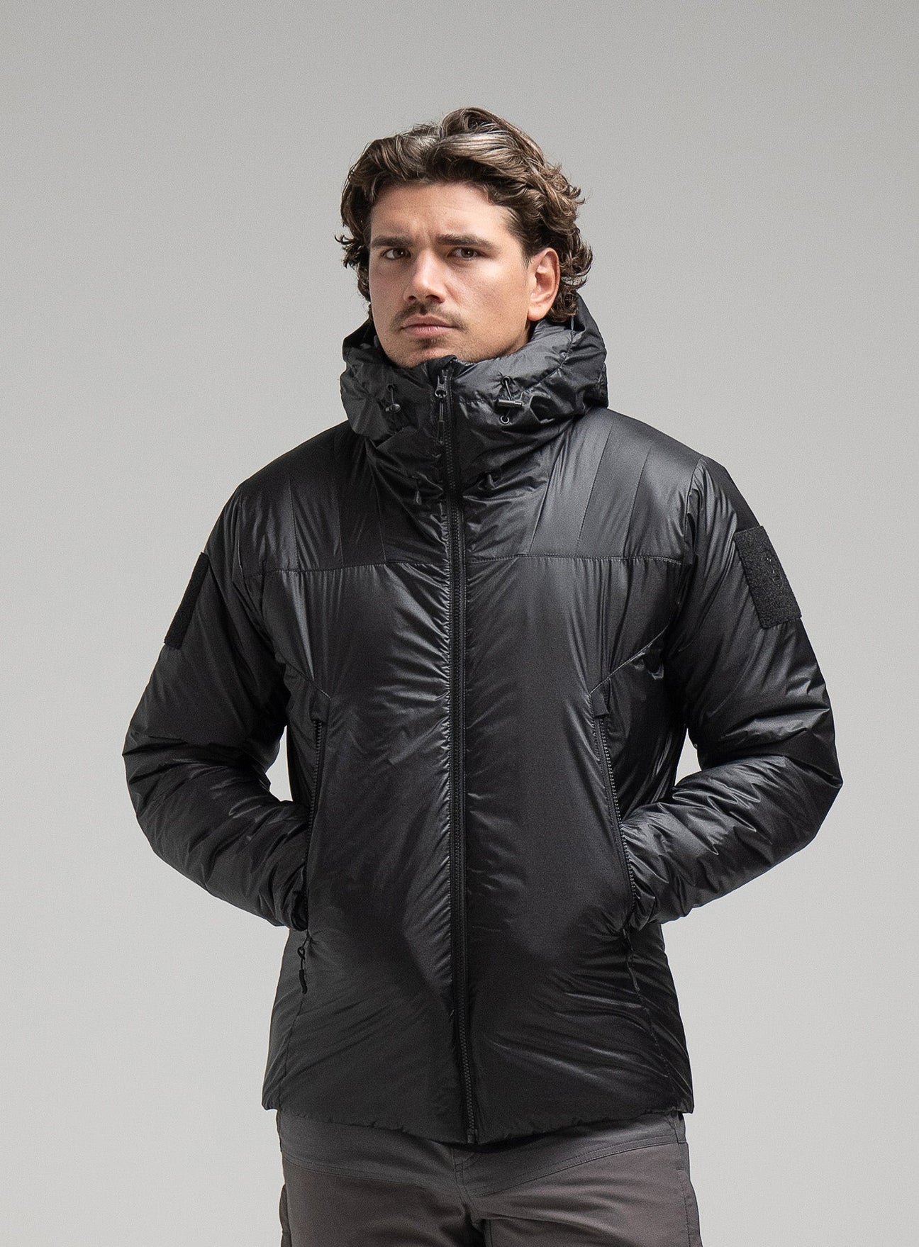 ENGAGE JACKET | Black Lightweight Synthetic Down Insulated Jacket ...