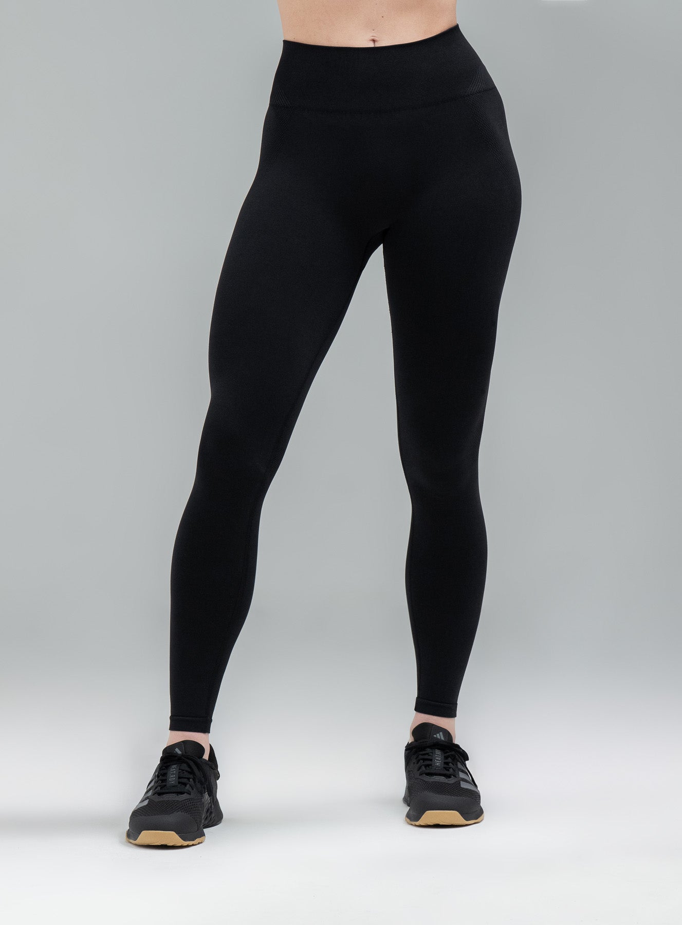 Force Seamless Women's Black Gym Squat Proof Leggings | ThruDark