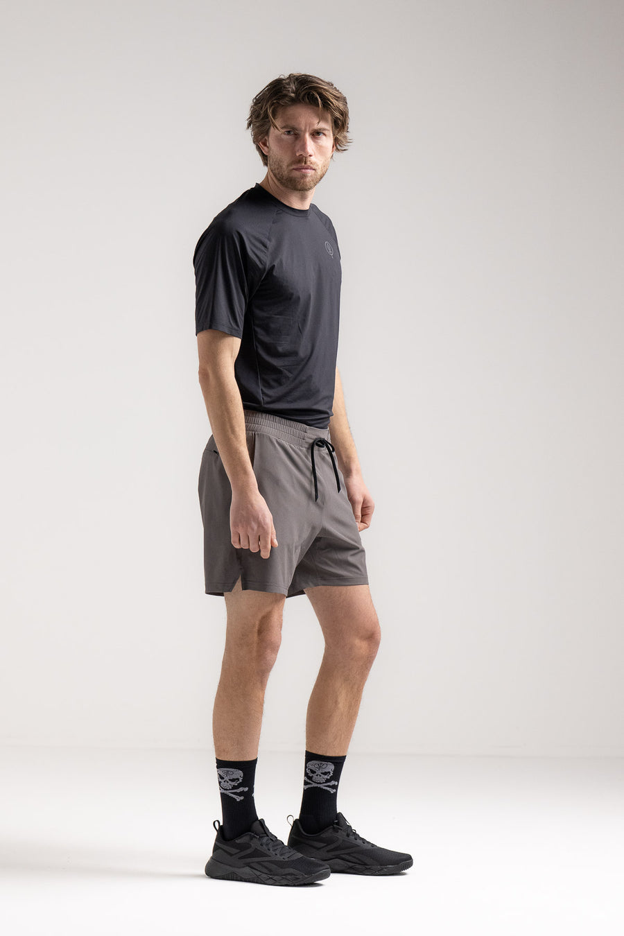 Force Velocity Motion Shorts | Grey 6" Active Shorts | ThruDark