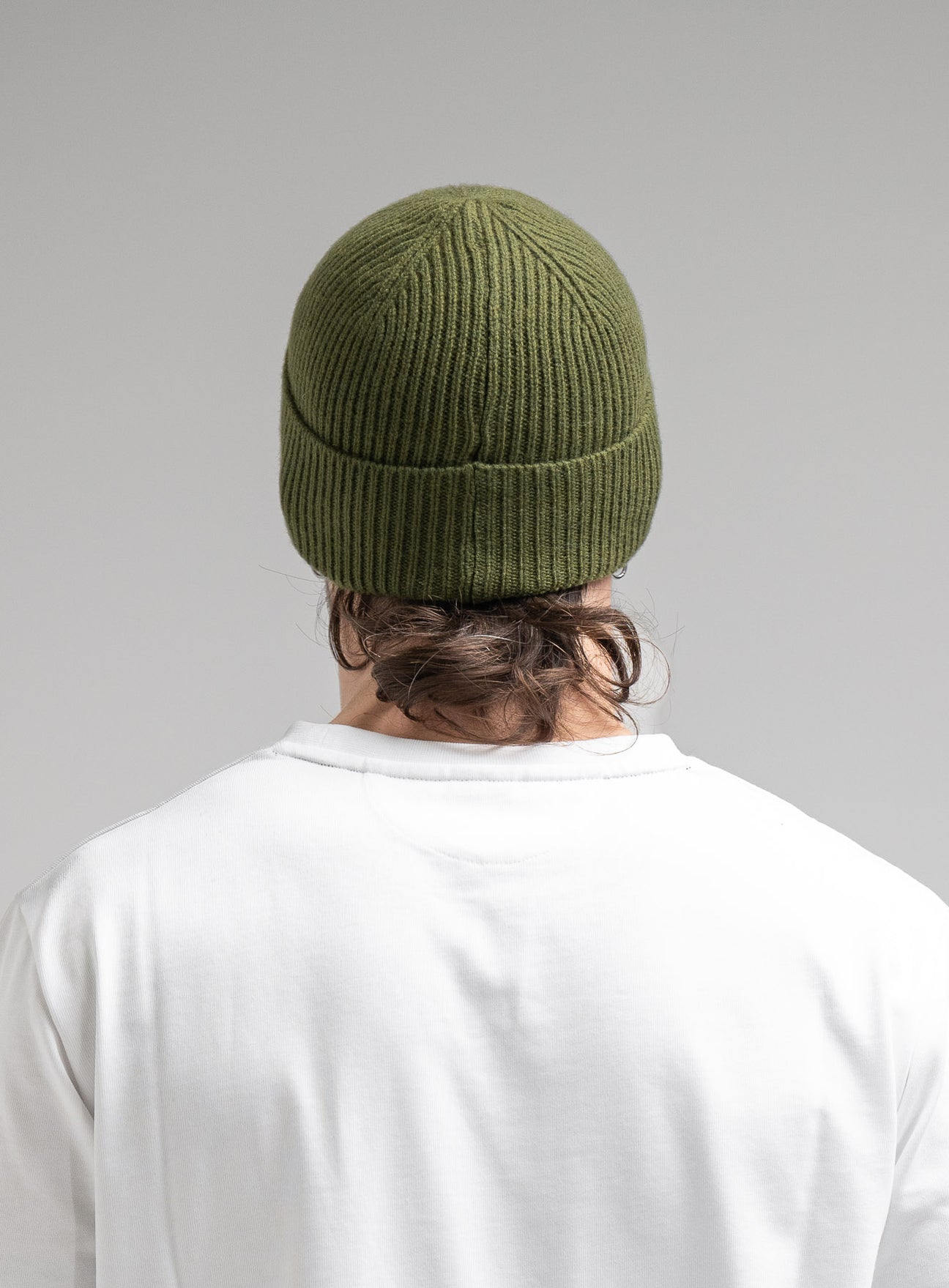 Unisex Green 100% Merino Wool Cold Weather Guard Beanie Hat | ThruDark