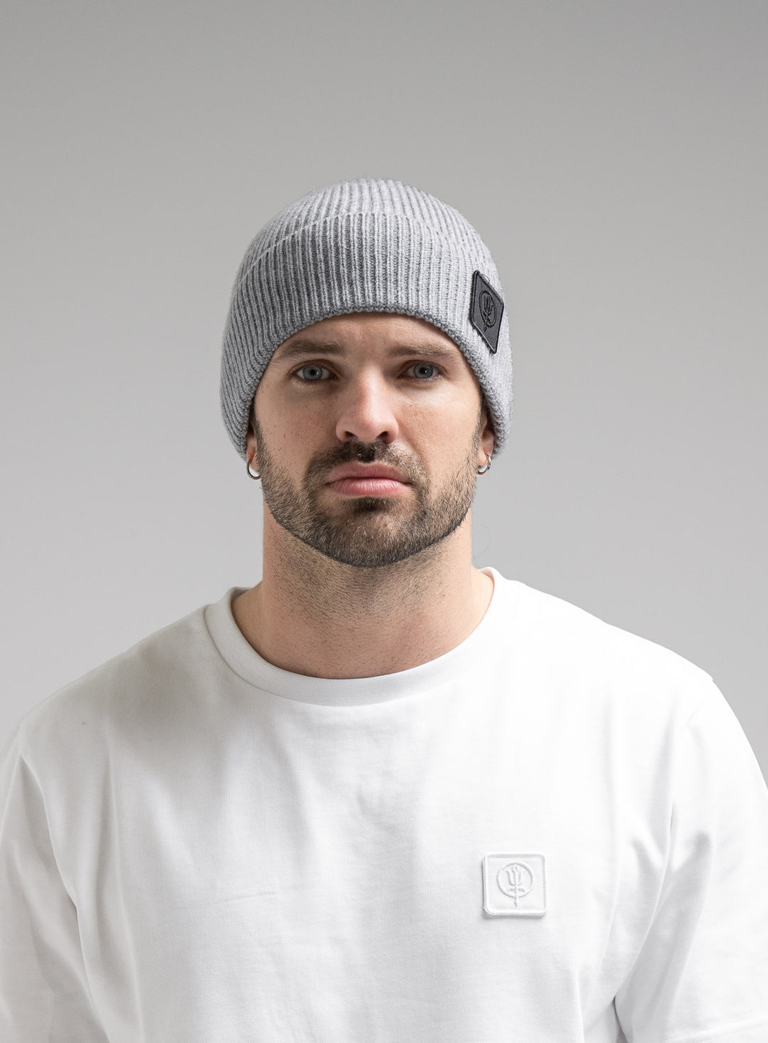 Unisex Grey 100% Merino Wool Cold Weather Guard Beanie Hat | ThruDark