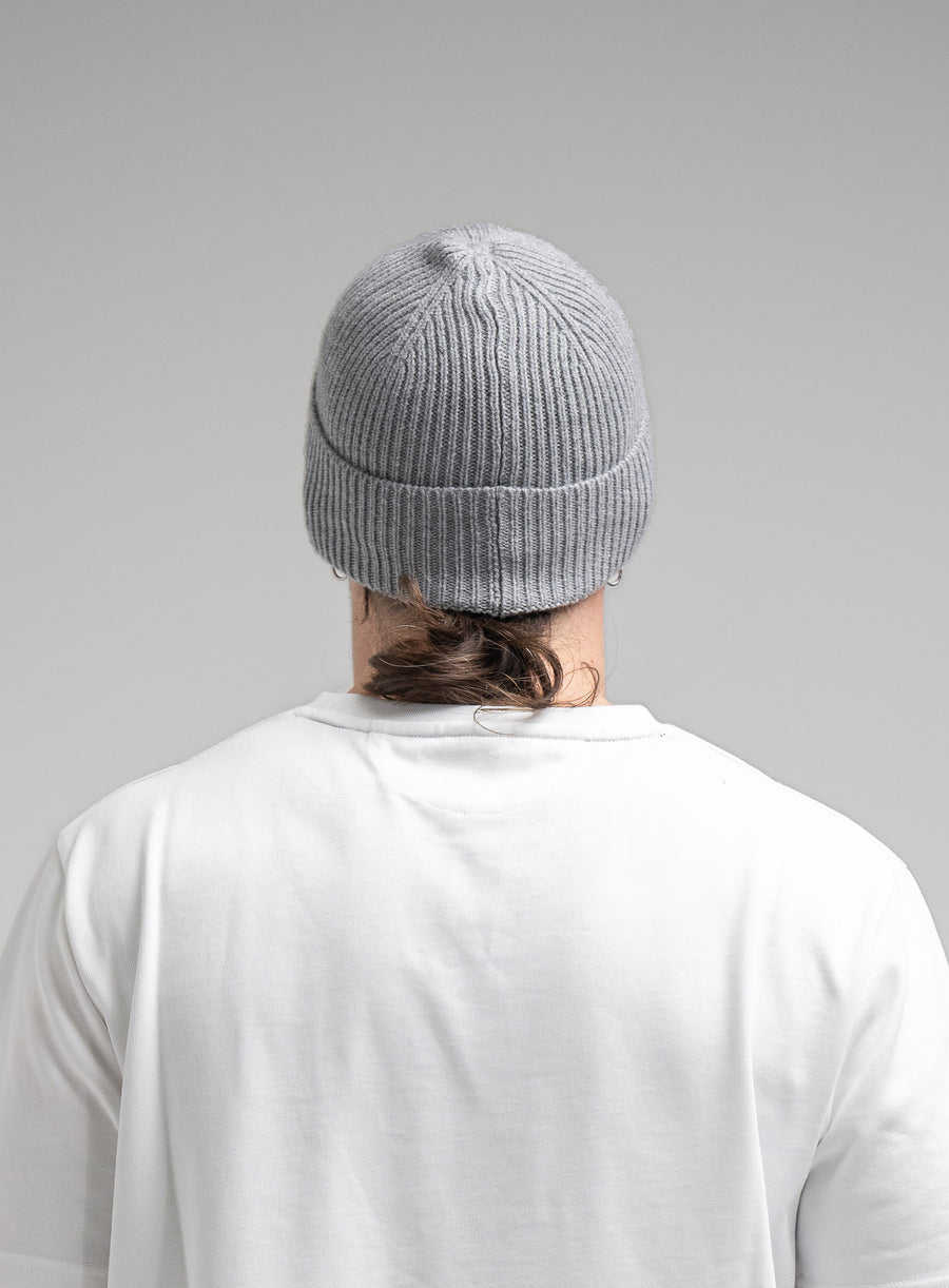 Guard Beanie | 100% Merino Wool Grey Beanie | ThruDark