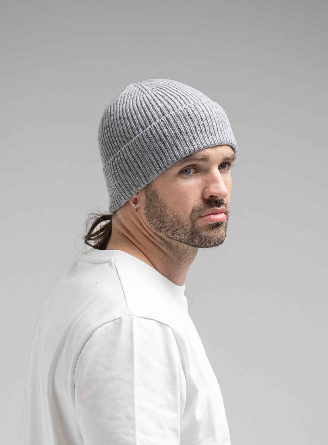 Guard Beanie | 100% Merino Wool Grey Beanie | ThruDark