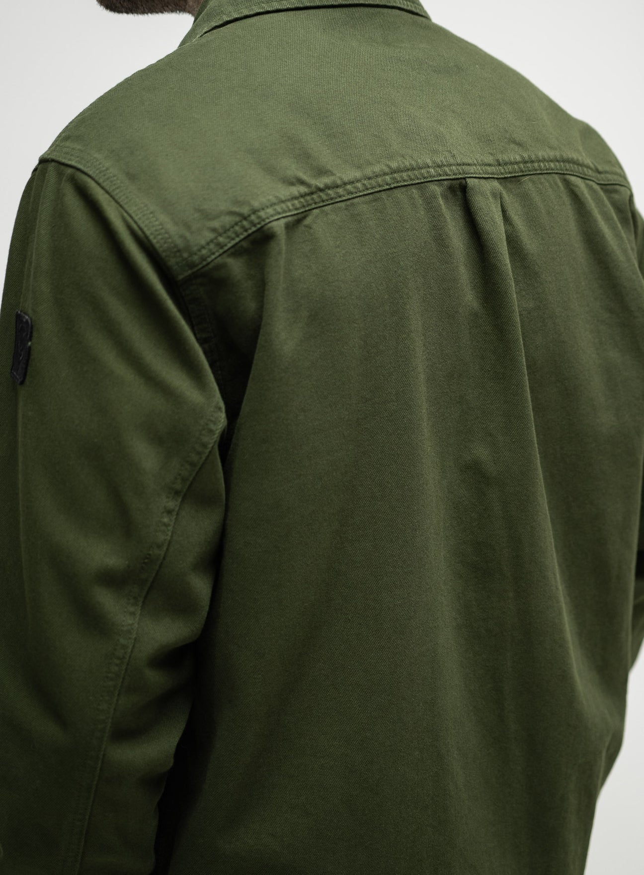 Green Heavy Twill Overshirt | Premium Apparel | ThruDark