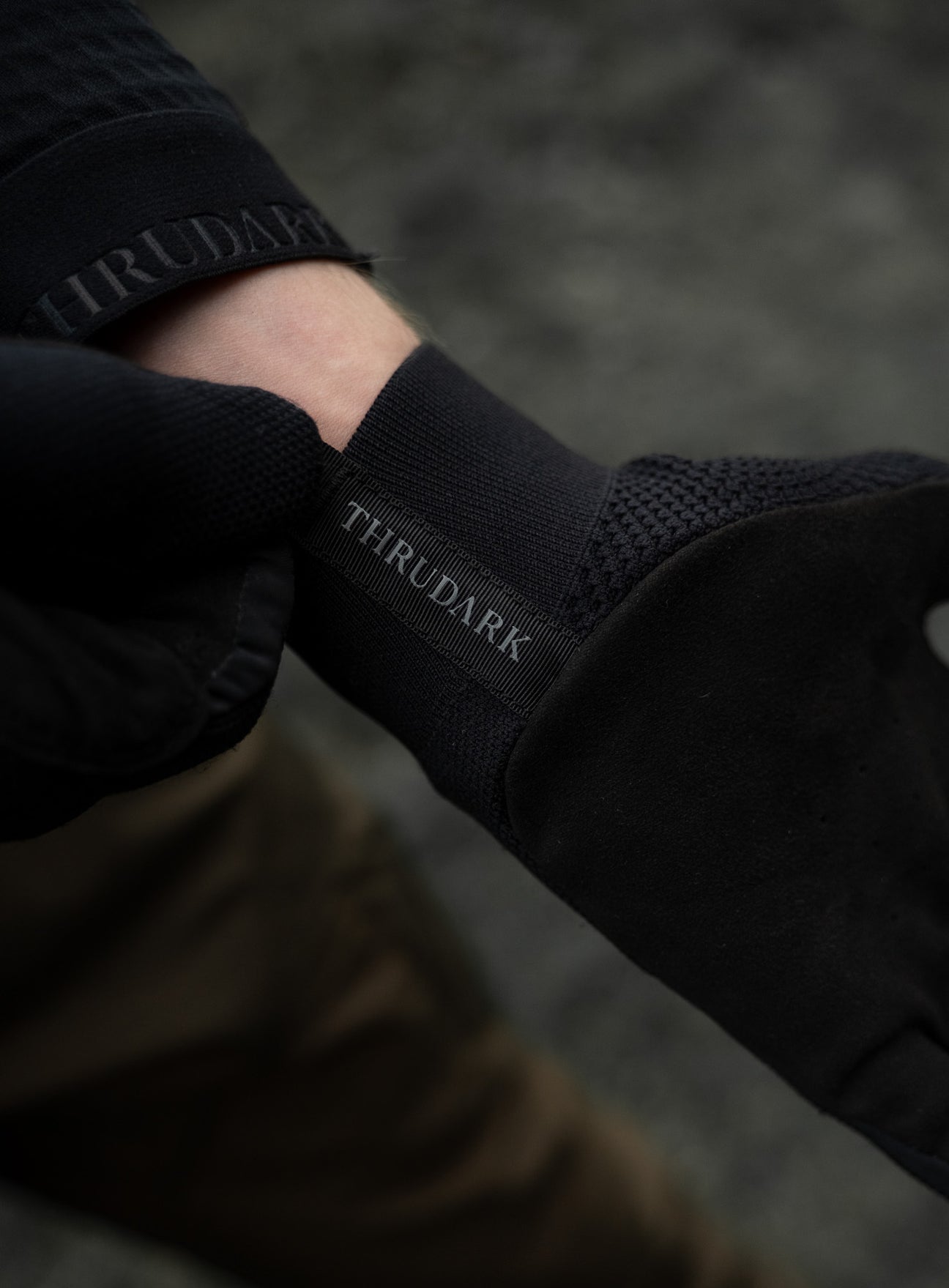 HeriTech Gloves | Black Clarino AX Stretch Gloves | ThruDark
