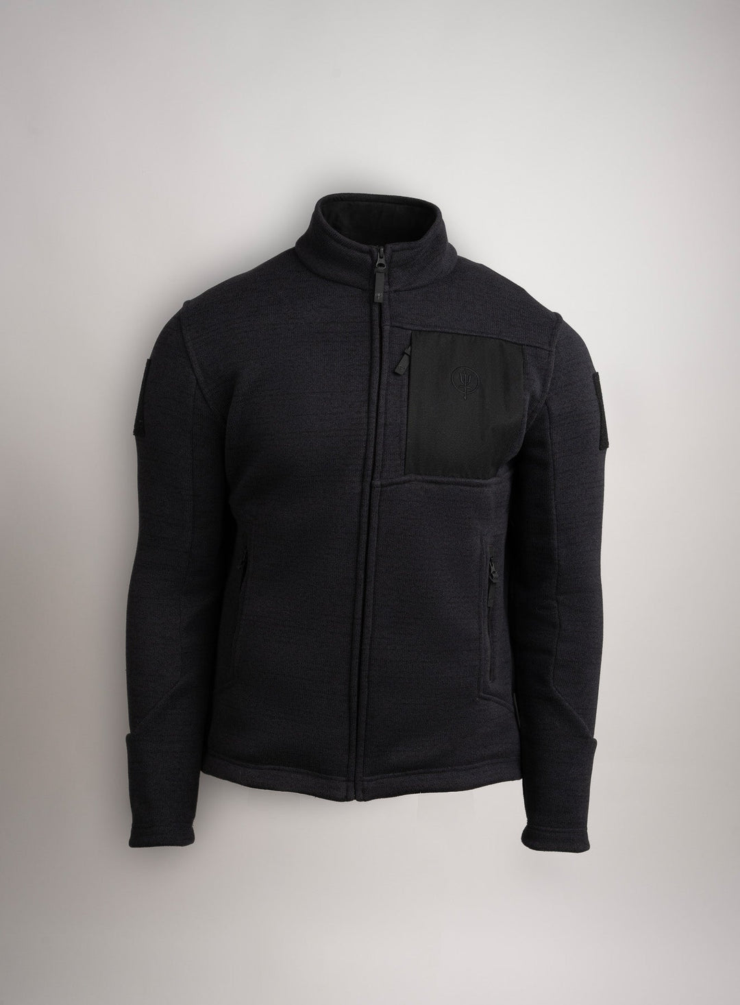 HeriTech Moorland Fleece | Black Polartec® Zip Fleece | ThruDark