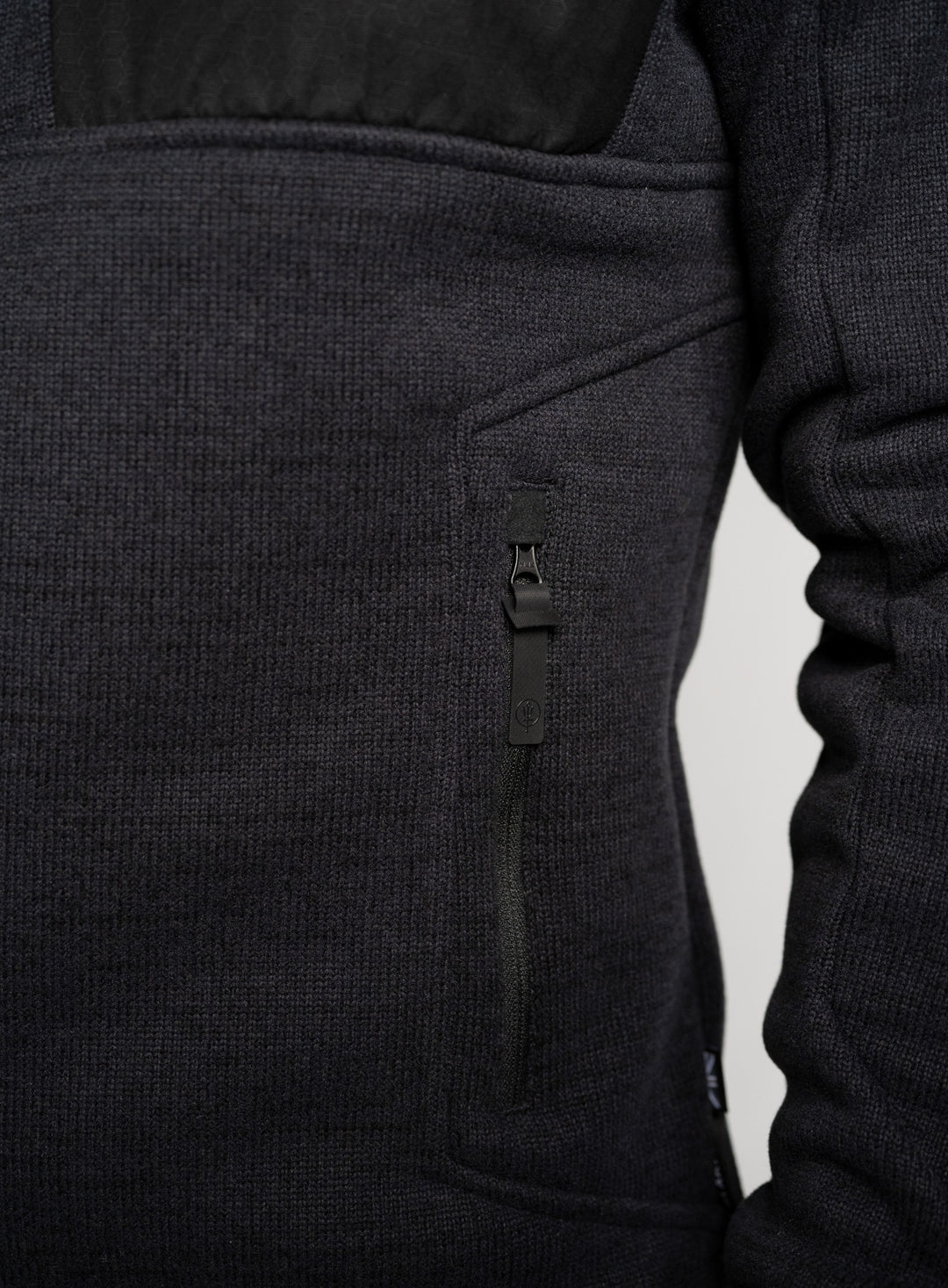 HeriTech Moorland Fleece | Black Polartec® Zip Fleece | ThruDark