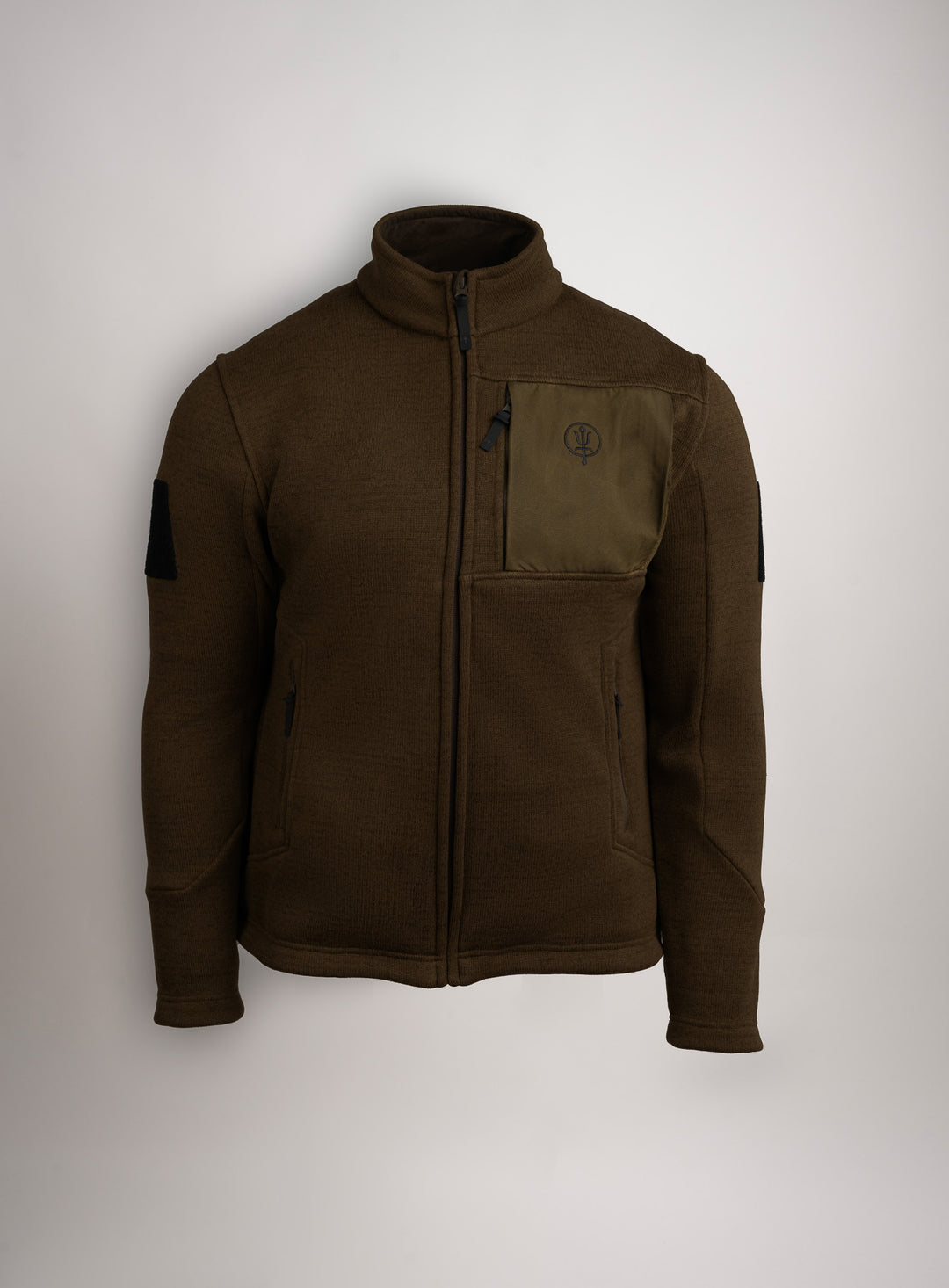 HeriTech Moorland Fleece | Brown Polartec® Zip Fleece | ThruDark