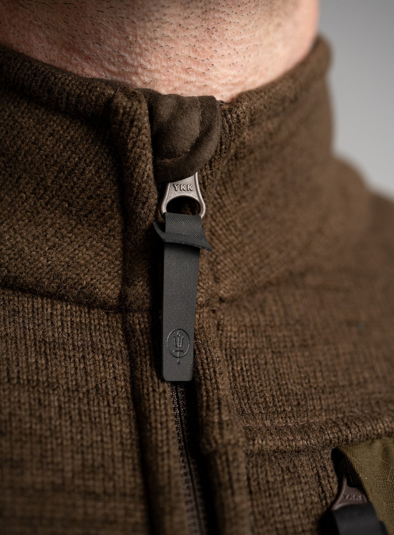 HeriTech Moorland Fleece | Brown Polartec® Zip Fleece | ThruDark