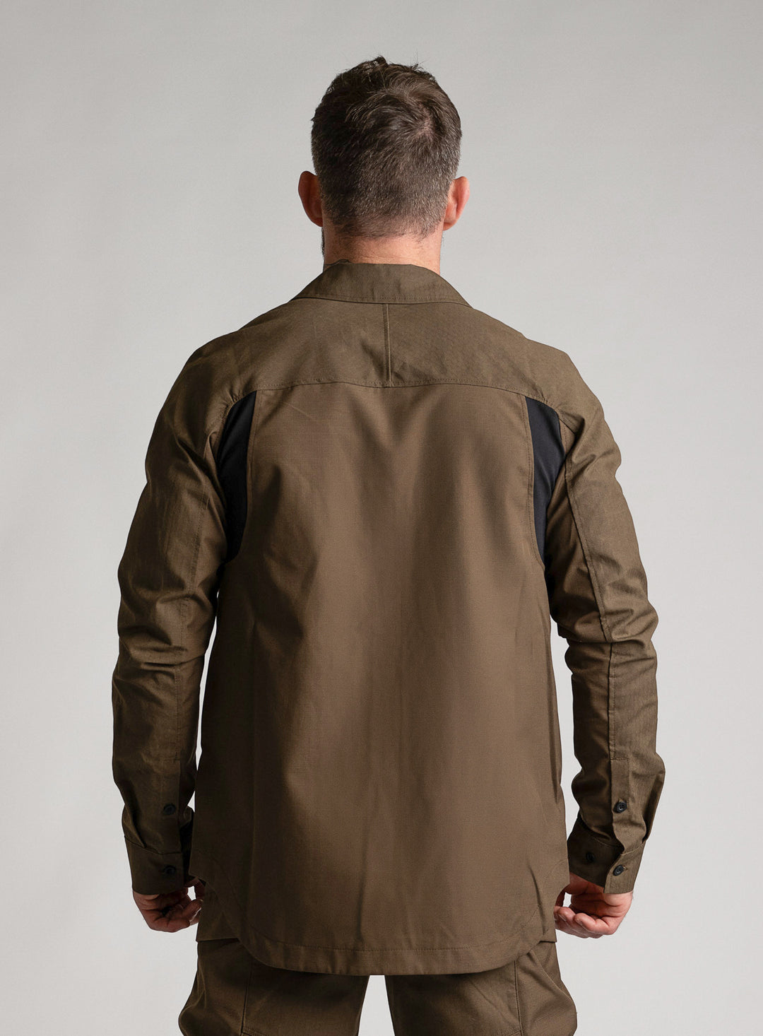 HeriTech Sylvan Shirt In Earth Brown | TekWax Cotton | ThruDark