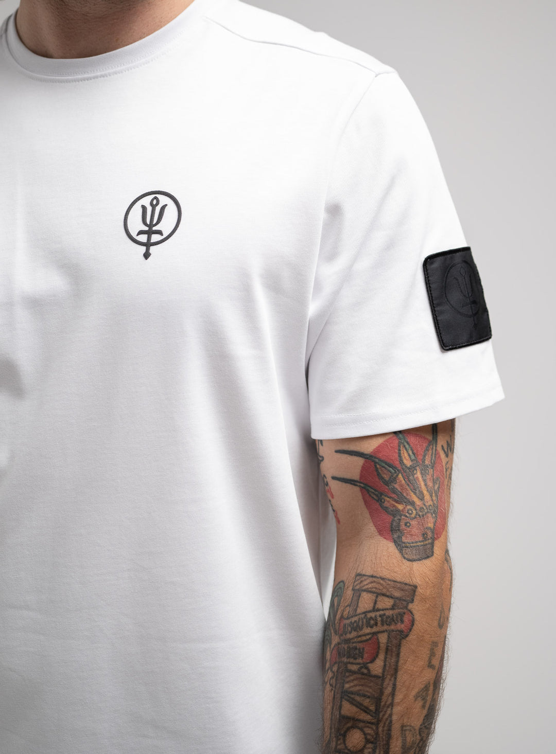 Good Breach Graphic T-Shirt | White Premium Insignia Tee | ThruDark