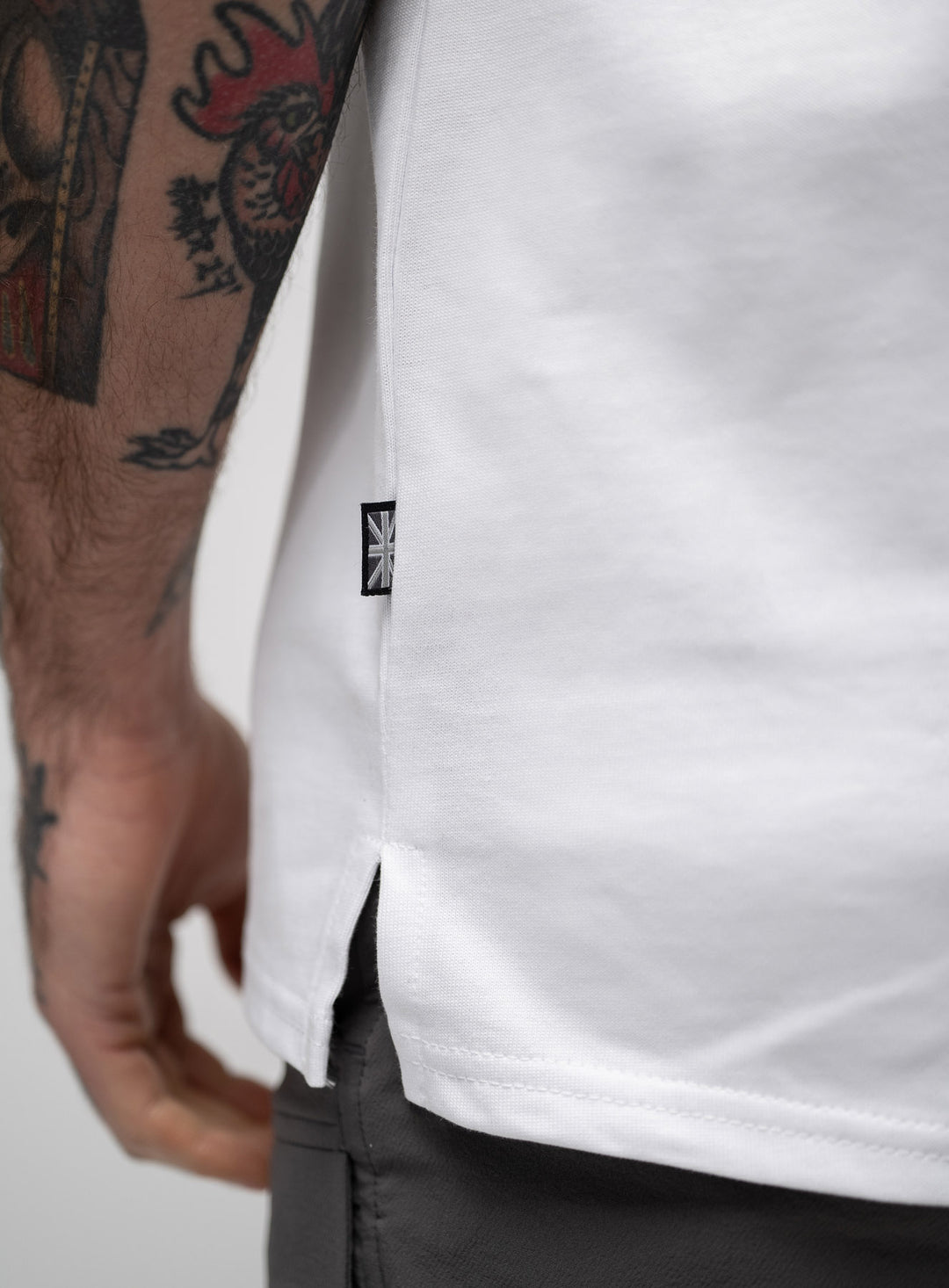 Good Breach Graphic T-Shirt | White Premium Insignia Tee | ThruDark