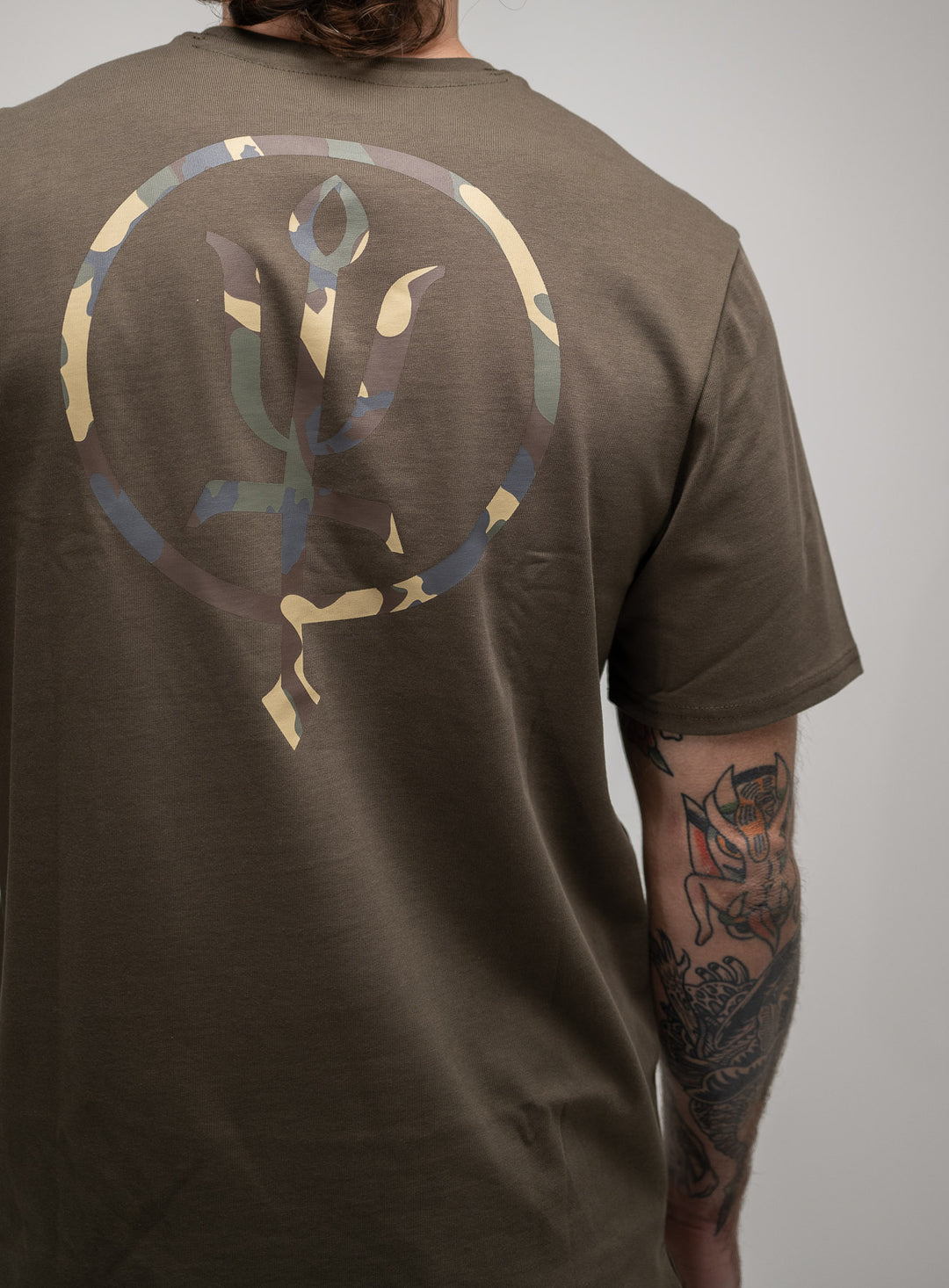 Inception Camo Graphic T-Shirt | Green Premium Insignia Tee | ThruDark