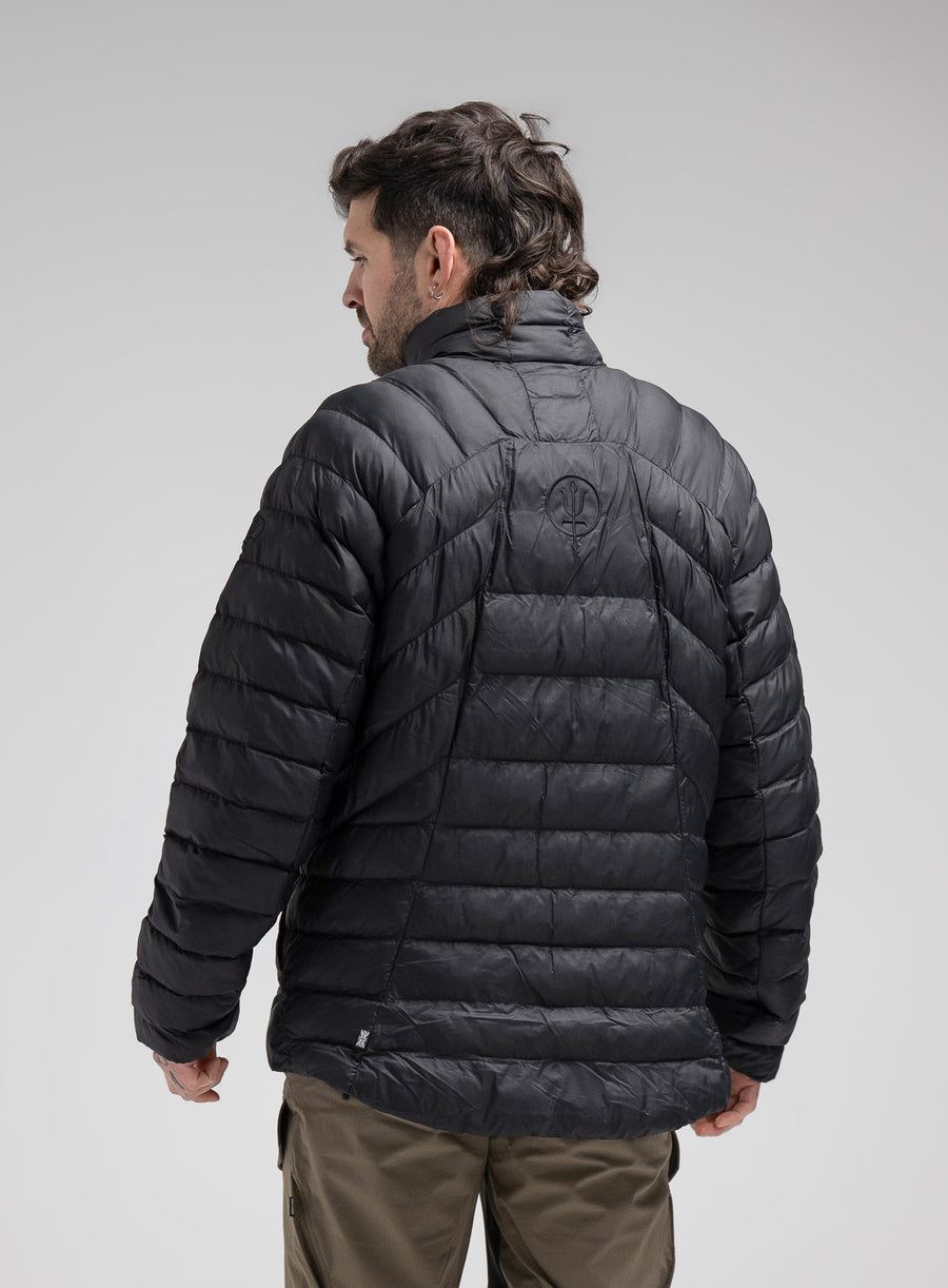 Ithax Funnel Jacket | Men's Black Synthetic Insulation Jacket | ThruDark