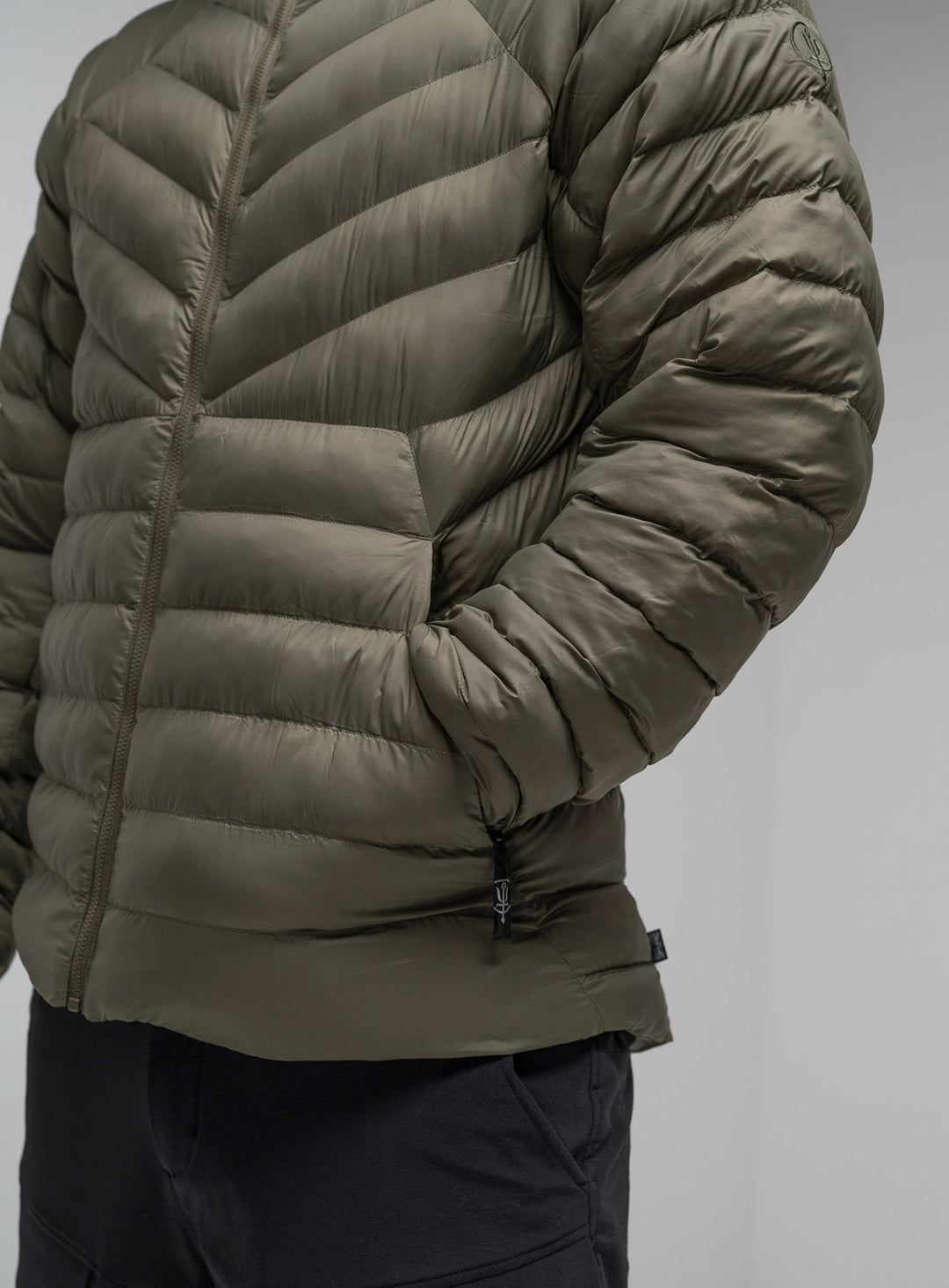 Ithax Funnel Jacket | Men's Green Synthetic Insulation Jacket | ThruDark