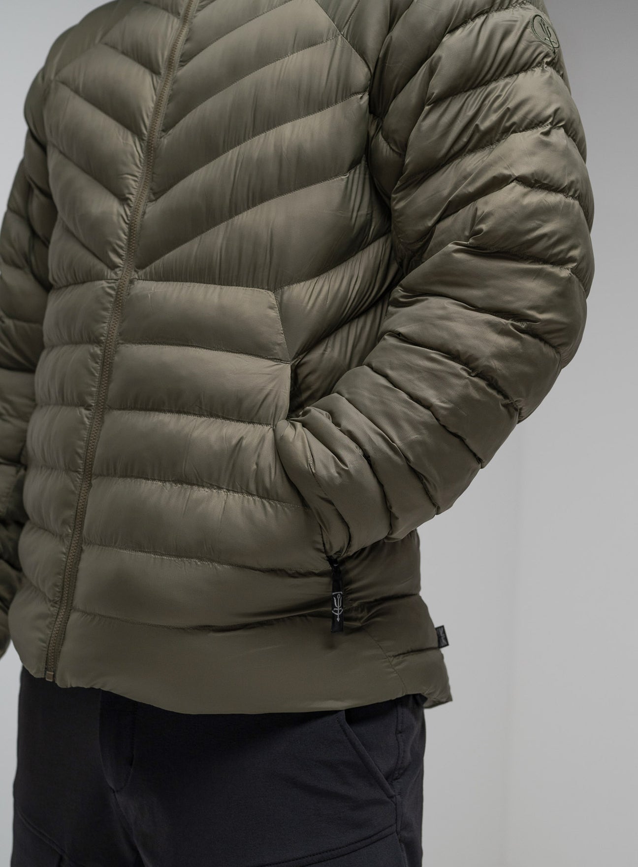 Ithax Funnel Jacket | Men's Green Synthetic Insulation Jacket | ThruDark