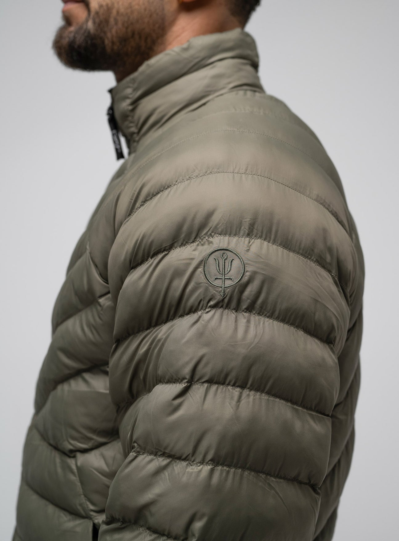 Ithax Funnel Jacket | Men's Green Synthetic Insulation Jacket | ThruDark