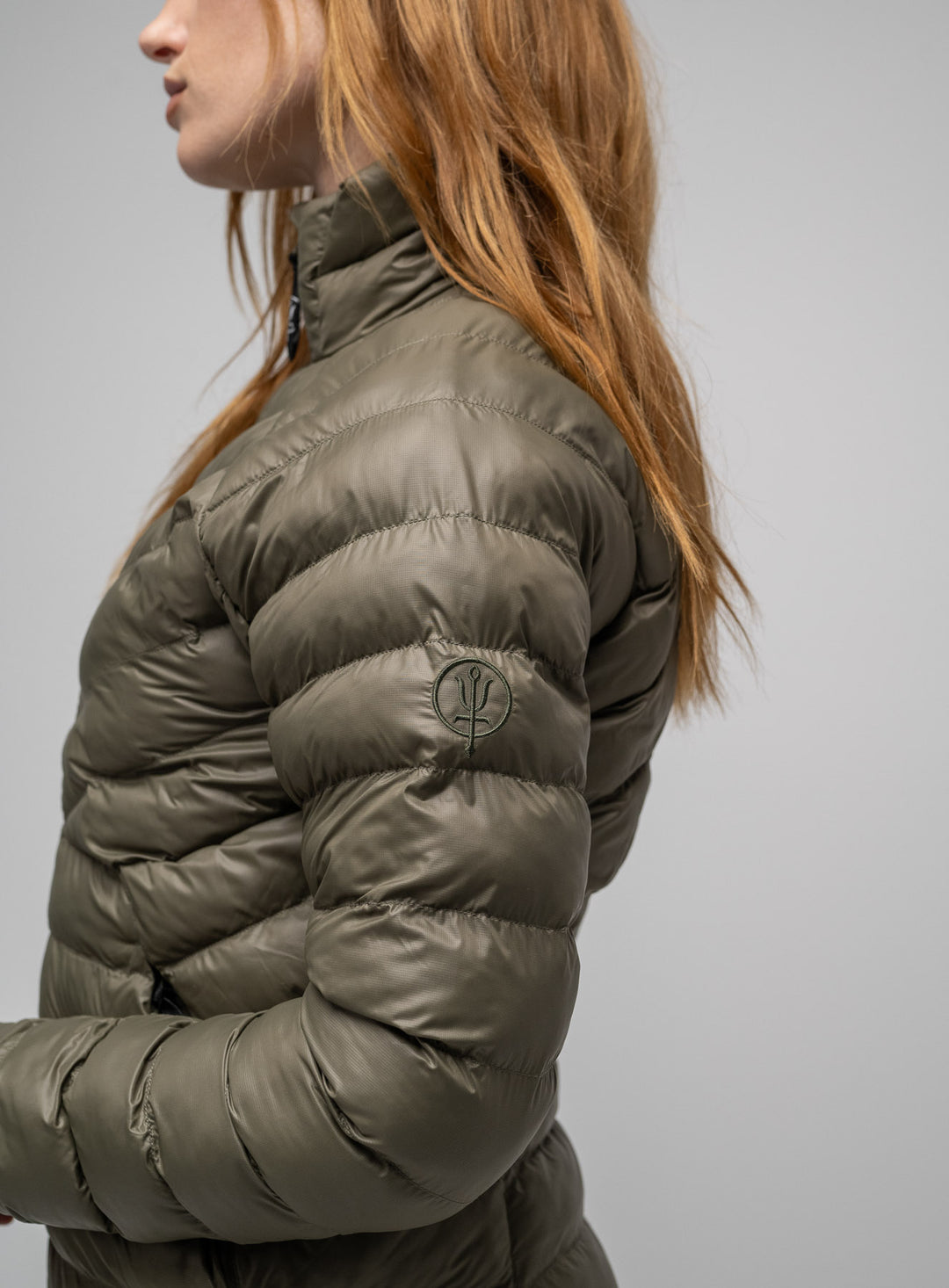 Ithax Funnel Jacket | Women's Green Synthetic Insulation Jacket | ThruDark