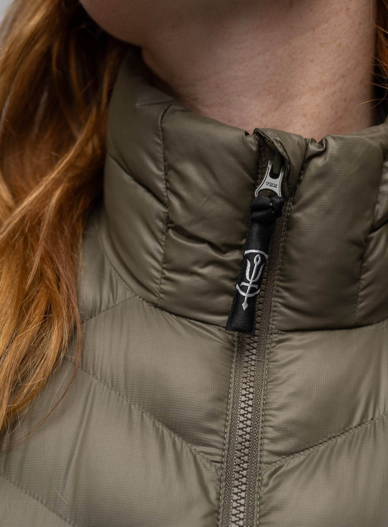 Ithax Funnel Jacket | Women's Green Synthetic Insulation Jacket | ThruDark