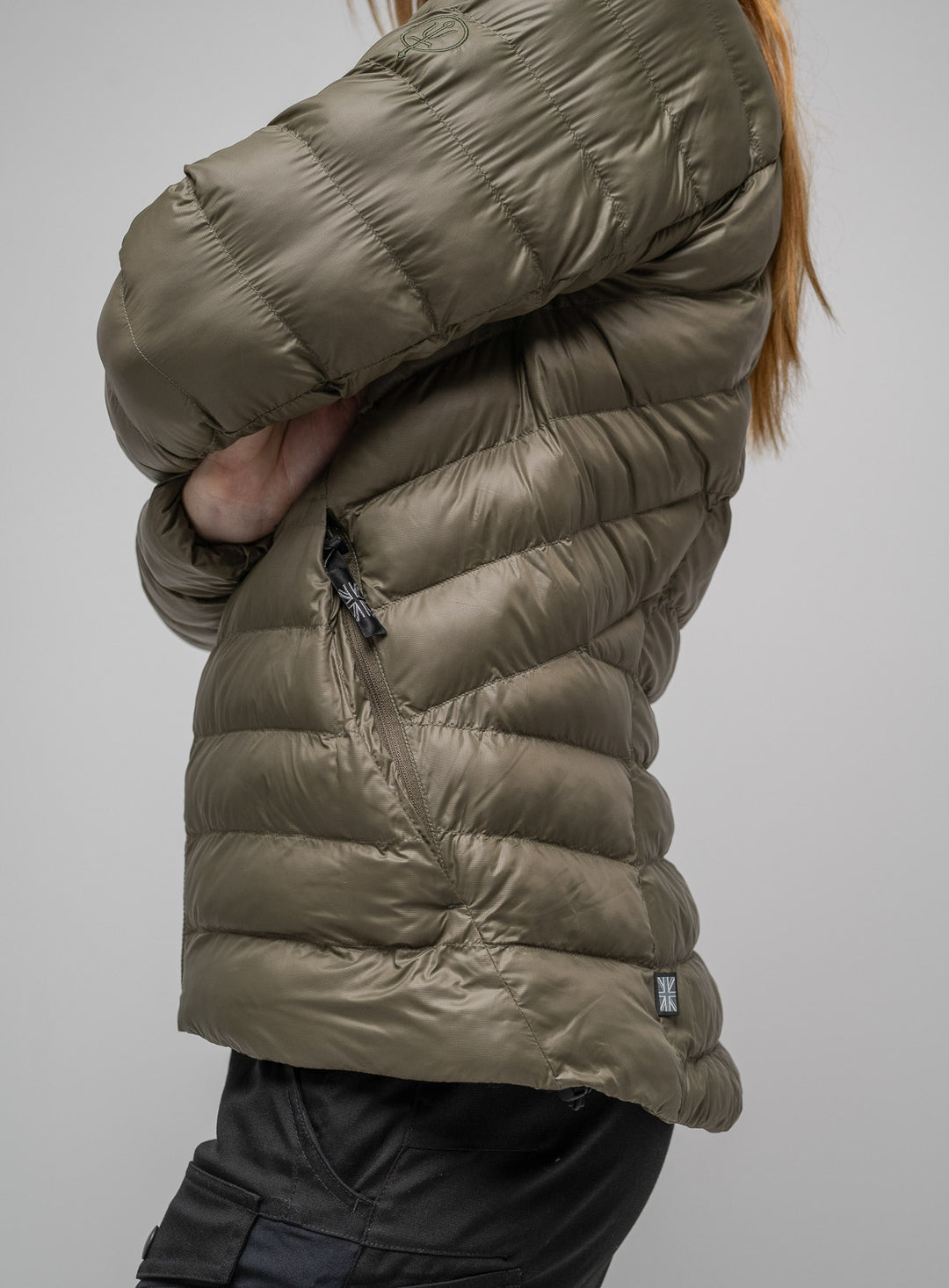 Ithax Funnel Jacket | Women's Green Synthetic Insulation Jacket | ThruDark