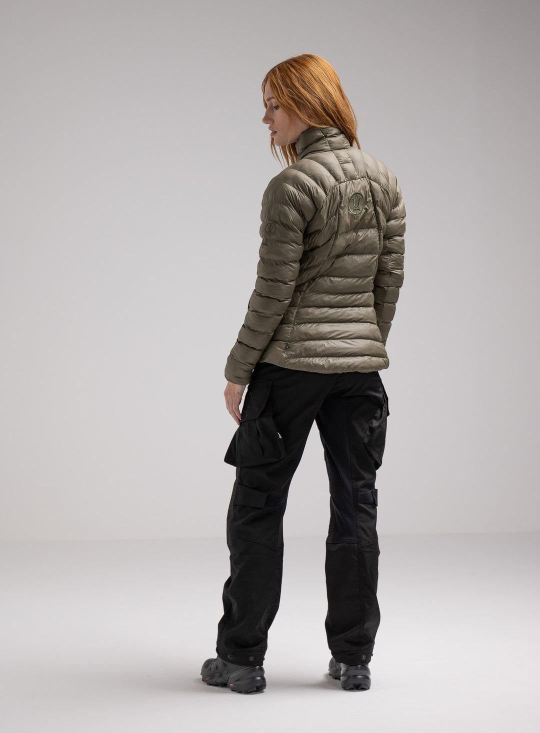 Ithax Funnel Jacket | Women's Green Synthetic Insulation Jacket | ThruDark