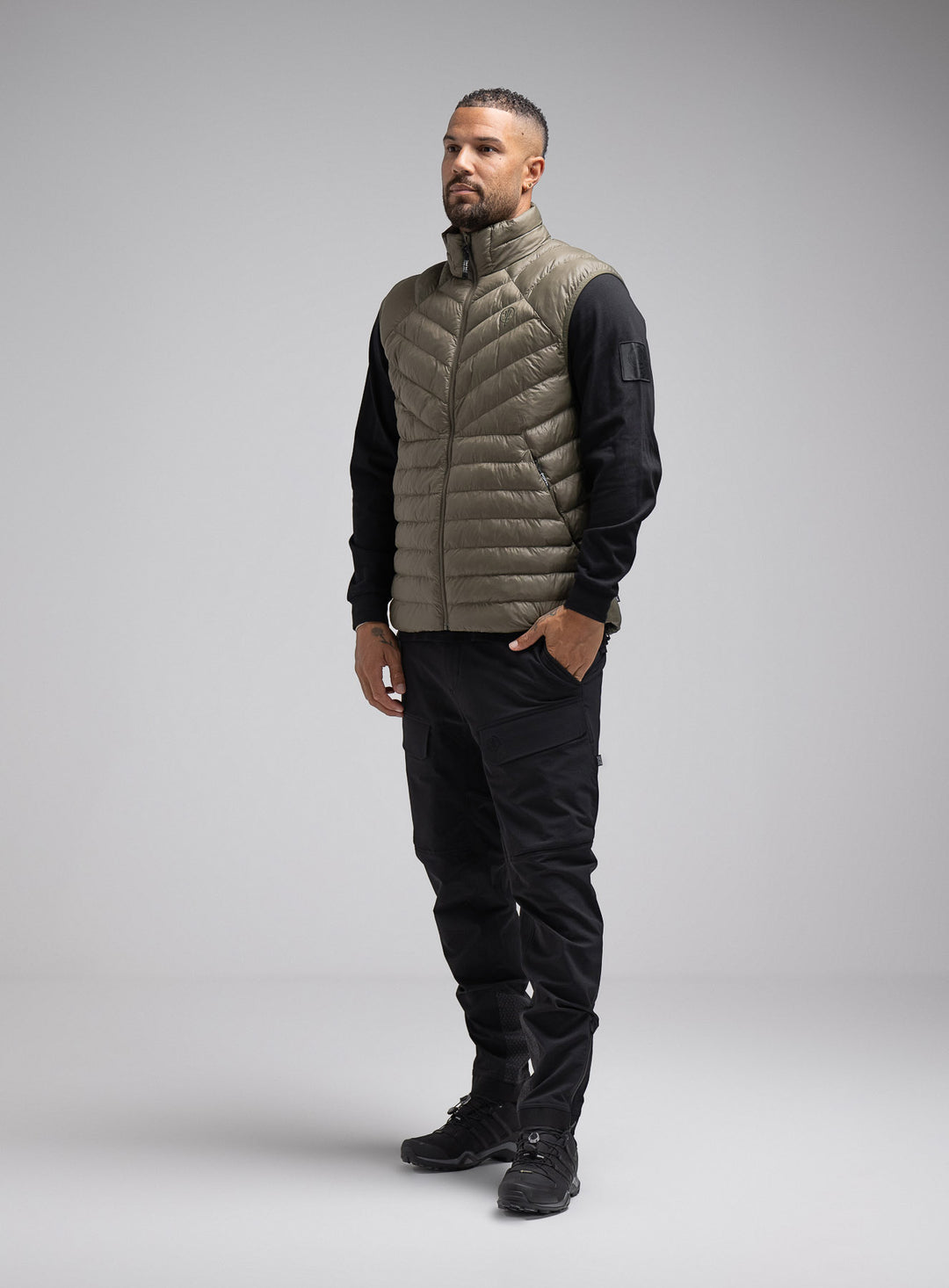 Ithax Gilet | Men's Green Lightweight Synthetic Insulation Gilet – ThruDark