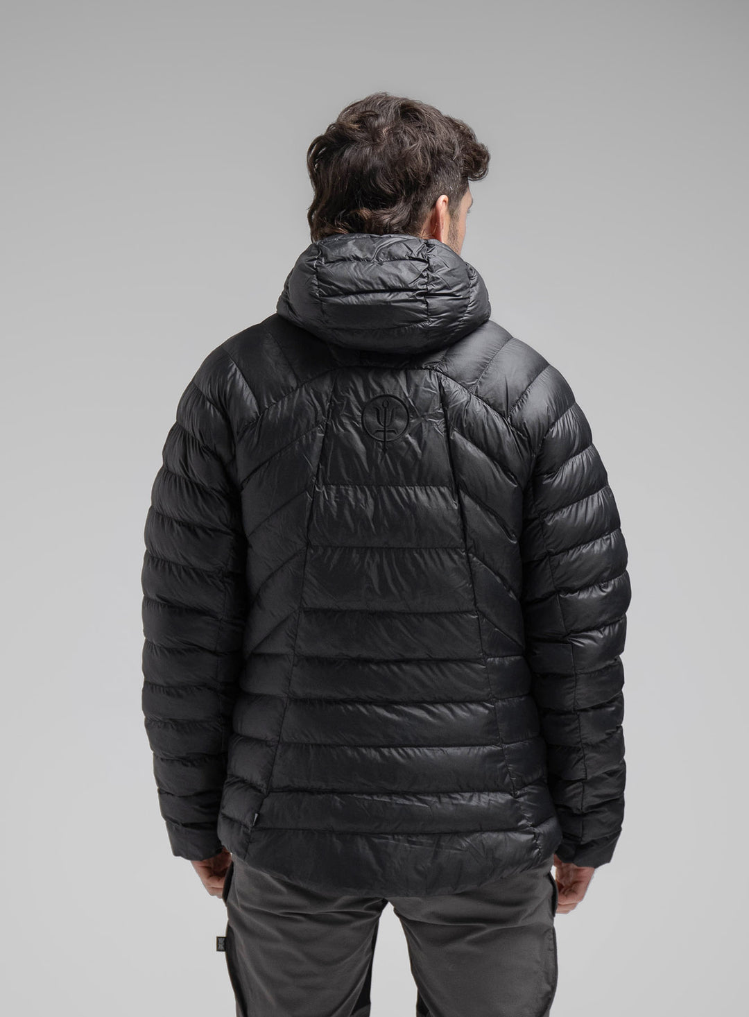 Ithax Jacket | Men's Black Hooded Synthetic Insulation Jacket – ThruDark