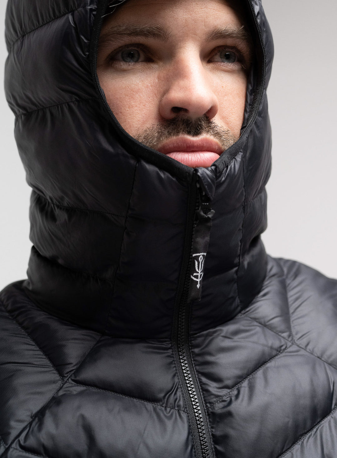 Ithax Jacket | Men's Black Hooded Synthetic Insulation Jacket – ThruDark