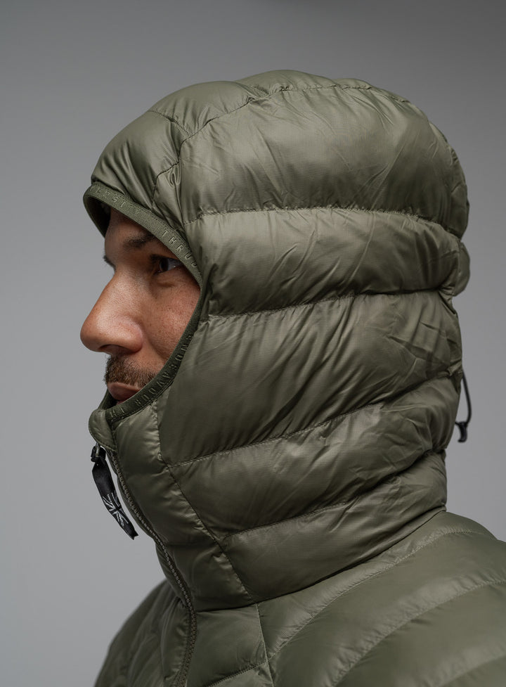 Ithax Jacket | Men's Green Hooded Synthetic Insulation Jacket – ThruDark