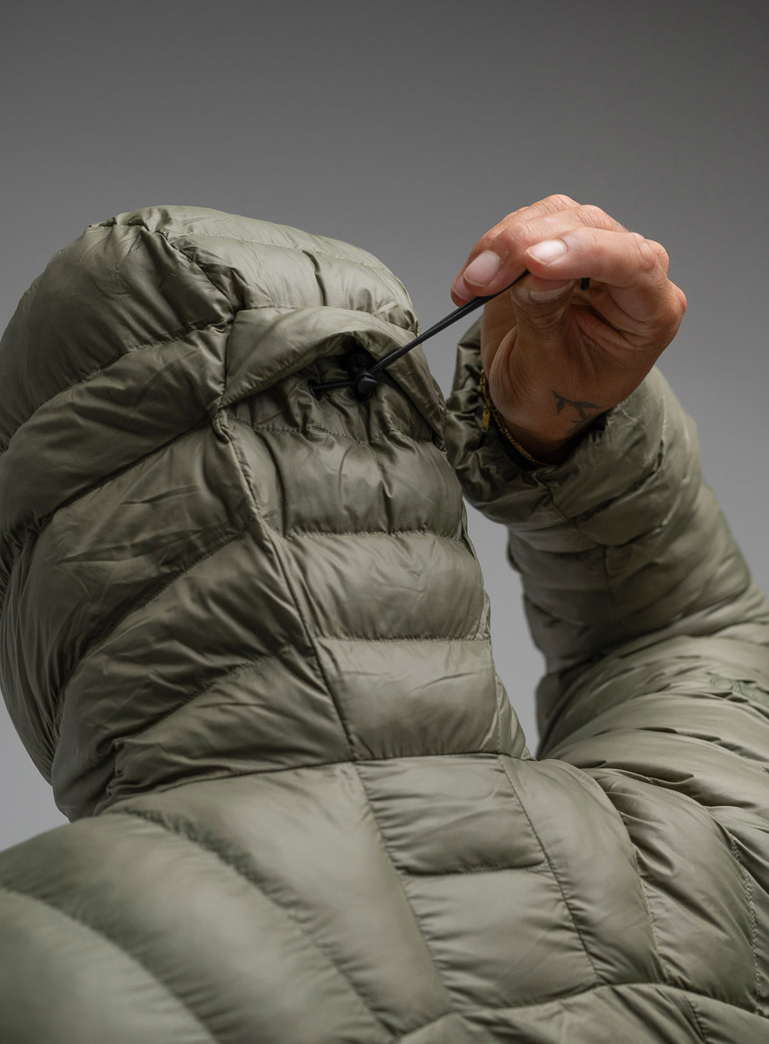 Ithax Jacket | Men's Green Hooded Synthetic Insulation Jacket – ThruDark