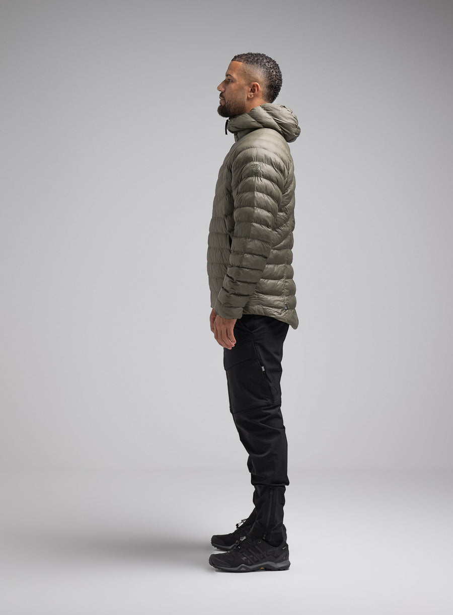 Ithax Jacket | Men's Green Hooded Synthetic Insulation Jacket – ThruDark