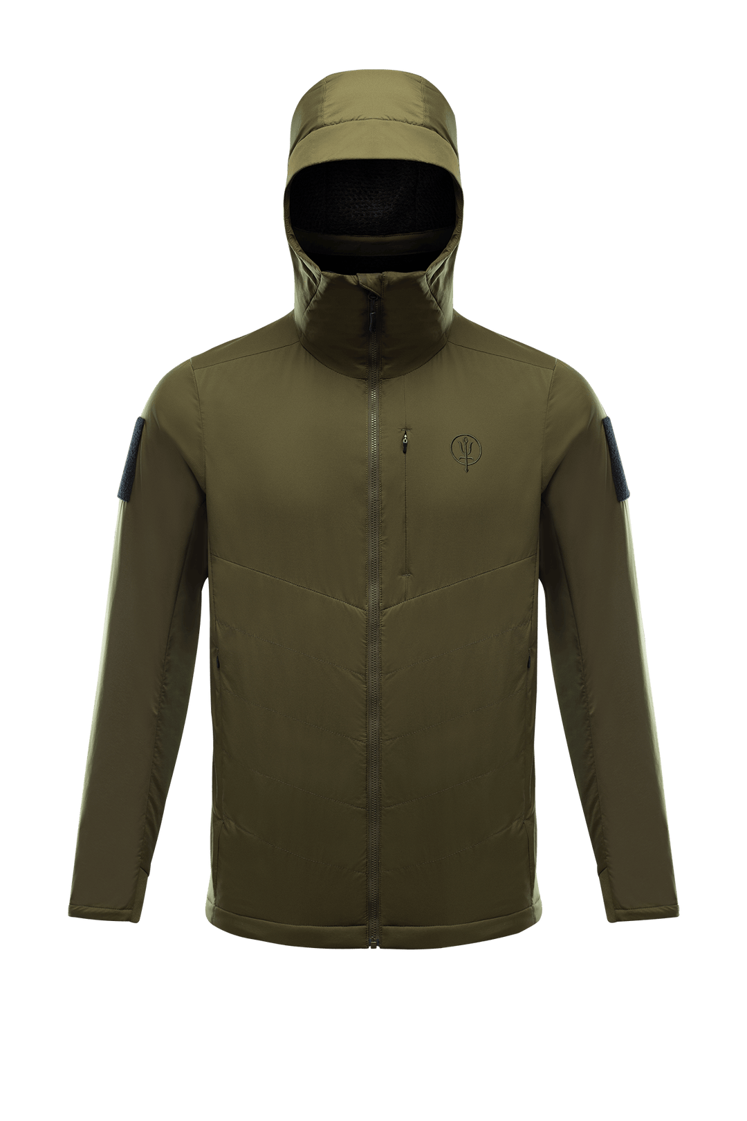 Wraith Hooded Jacket | Green Lightweight Soft Shell | ThruDark